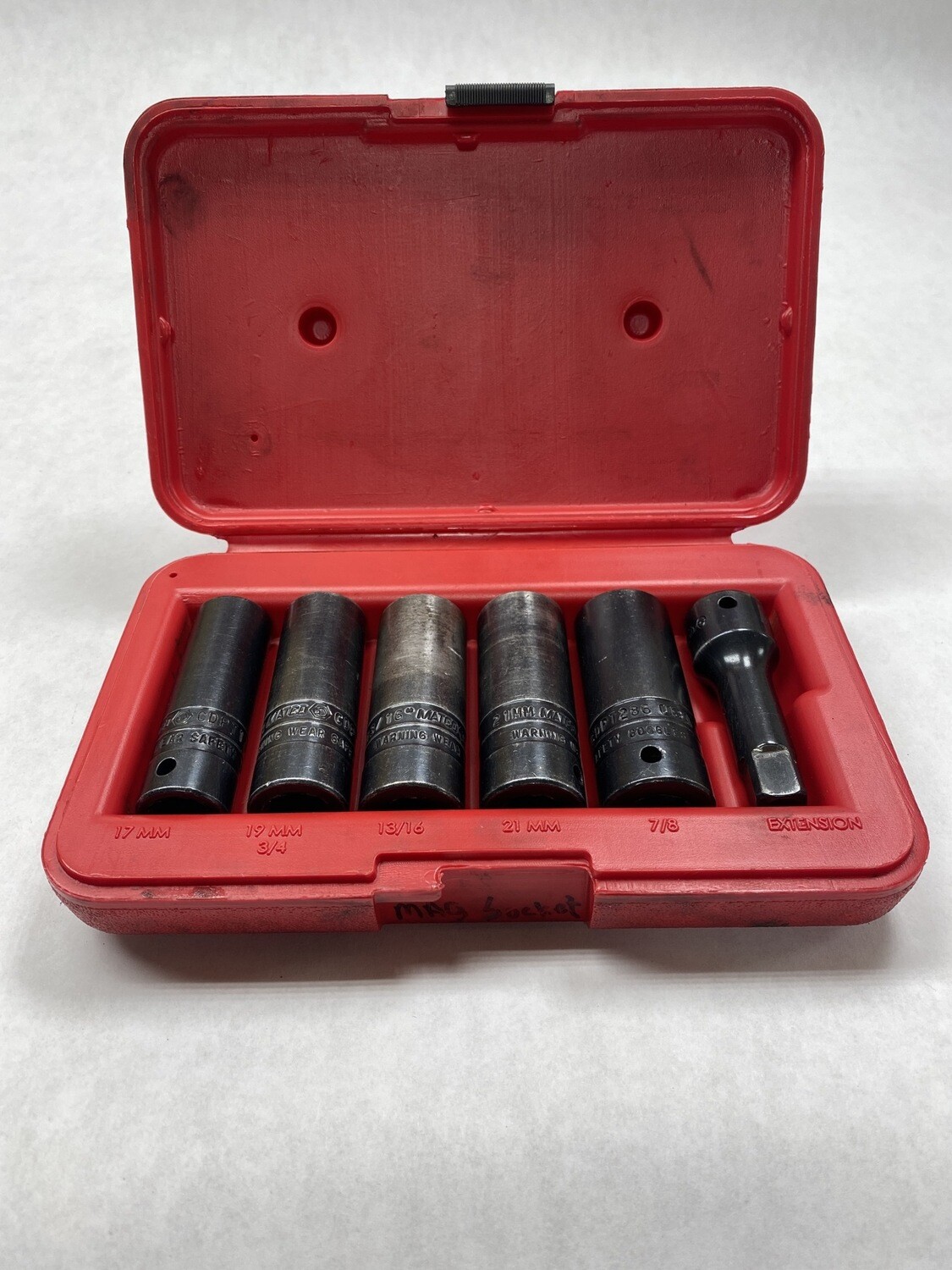 Matco 6pc Metric/SAE Thin Wall Deep Socket Set, SCDPT6 - Shop - Tool ...