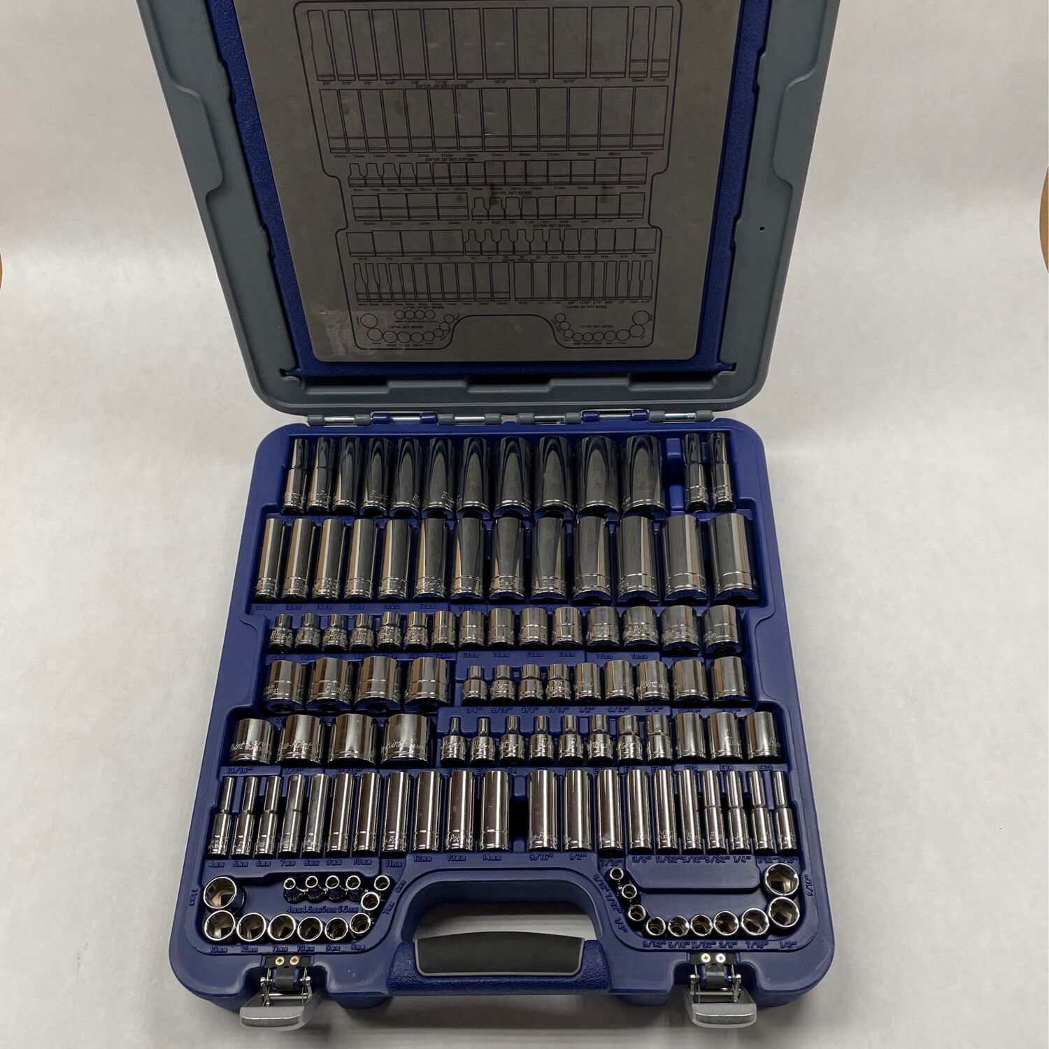 Blue Point 155pc 1/4” & 3/8” General Service Set, BLPGSSC155 - Shop ...