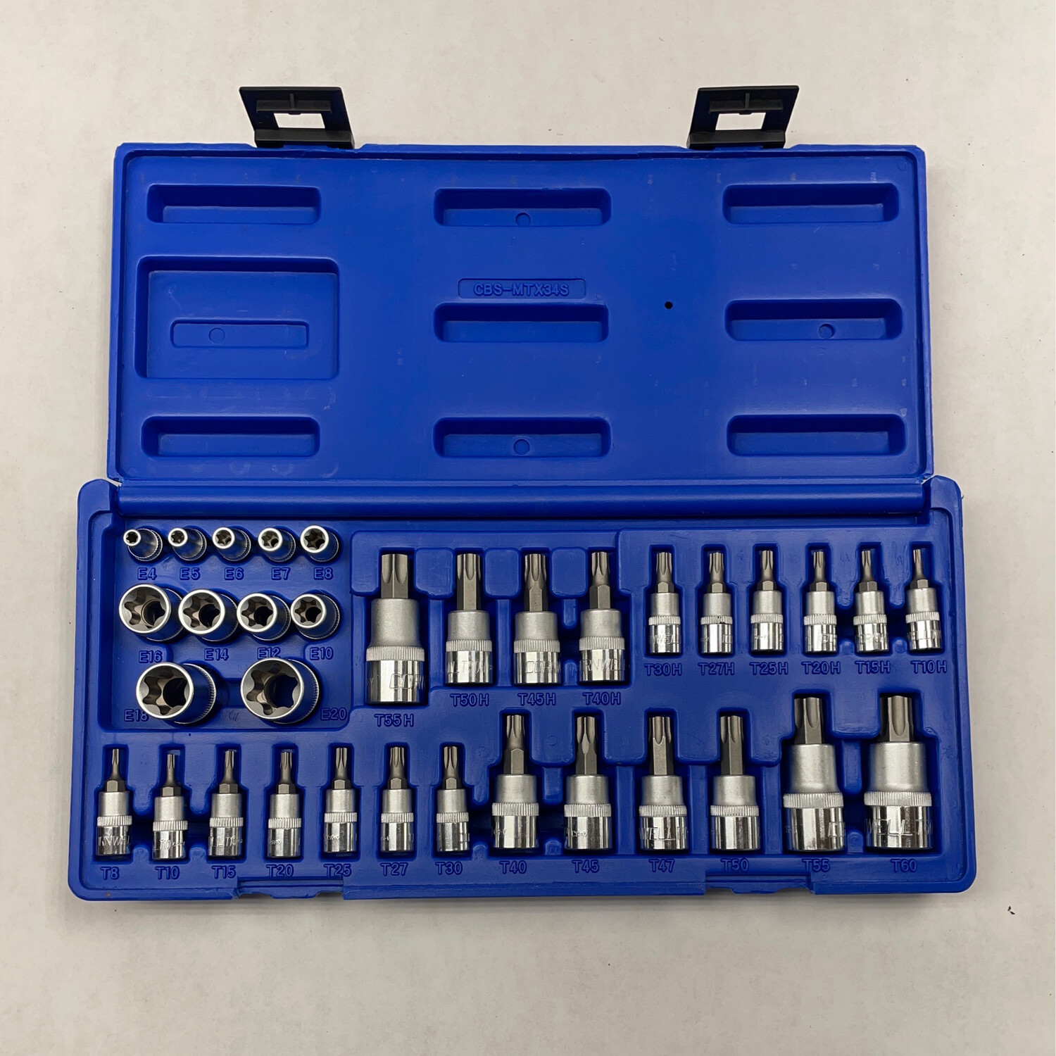 NEW Cornwell 34pc Combo Drive Torx & External Torx Socket Set, CBS ...