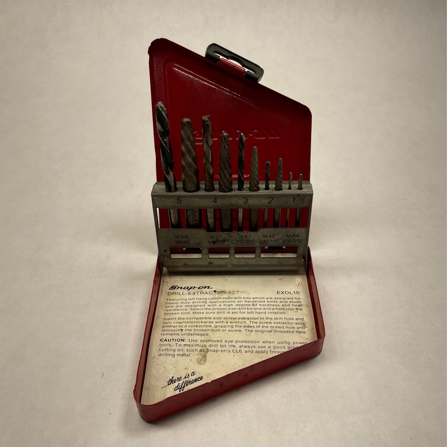 Snap On 10pc Screw Extractor And Drill Bit Set, EXDL10 - Shop - Tool ...