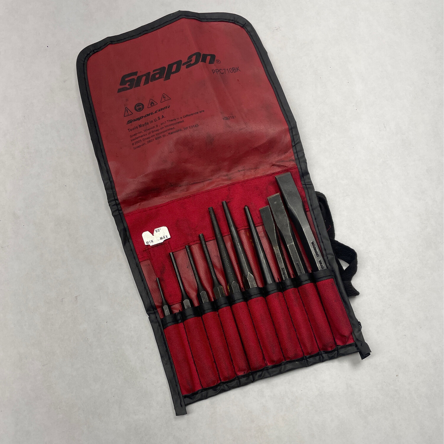 Snap On 11pc Punch & Chisel Set, PPC710BK - Shop - Tool Swapper