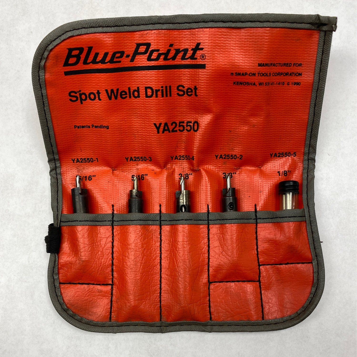 Blue Point Spot Weld Drill Set, YA2550 - Shop - Tool Swapper