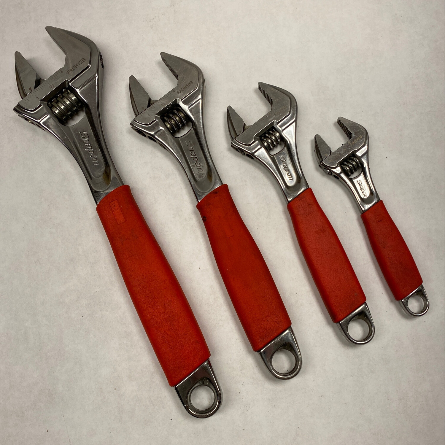 Snap On 4pc Soft Grip Adjustable Wrench Set - Shop - Tool Swapper