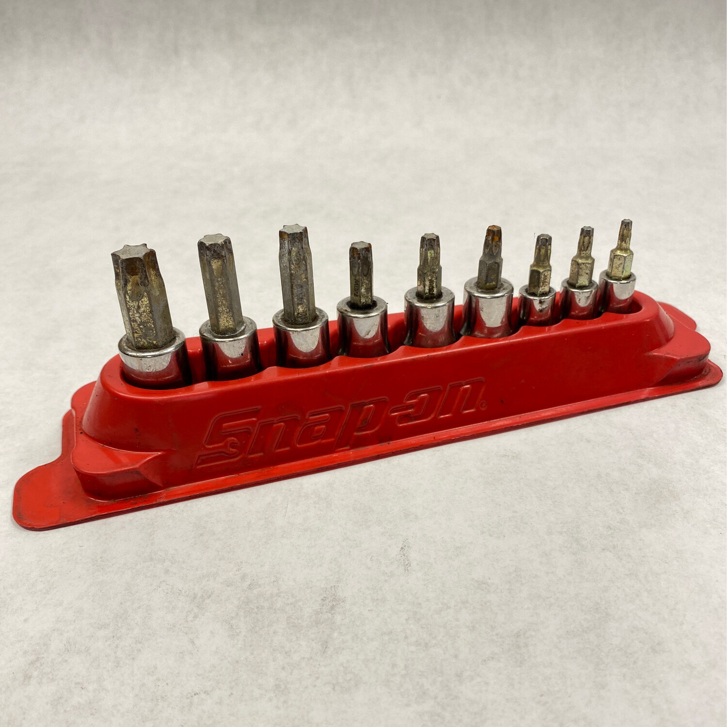 Snap On 9pc Combination Drive Torx Bit Socket Set, T15 - T55 - Shop ...