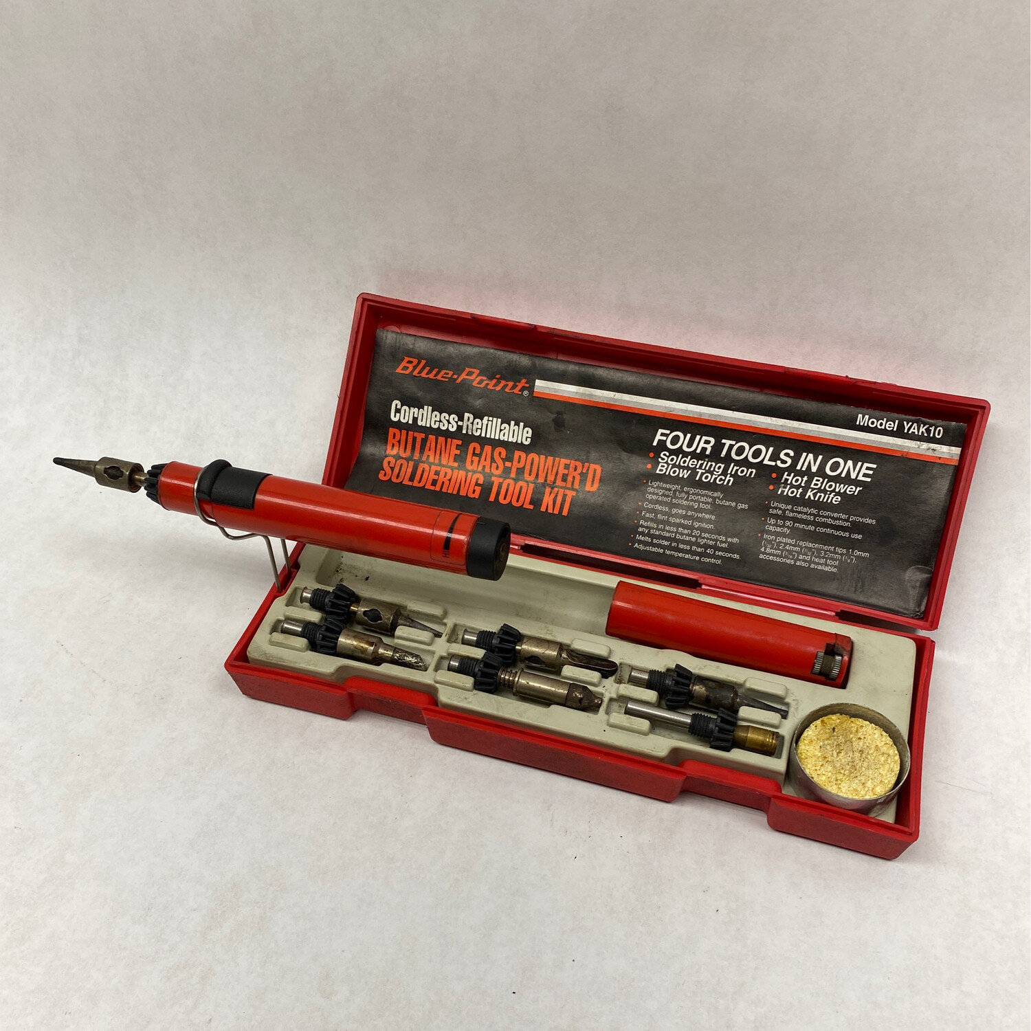 Blue Point Butane Gas-Powered Soldier Tool Kit, YAK10 - Shop - Tool Swapper