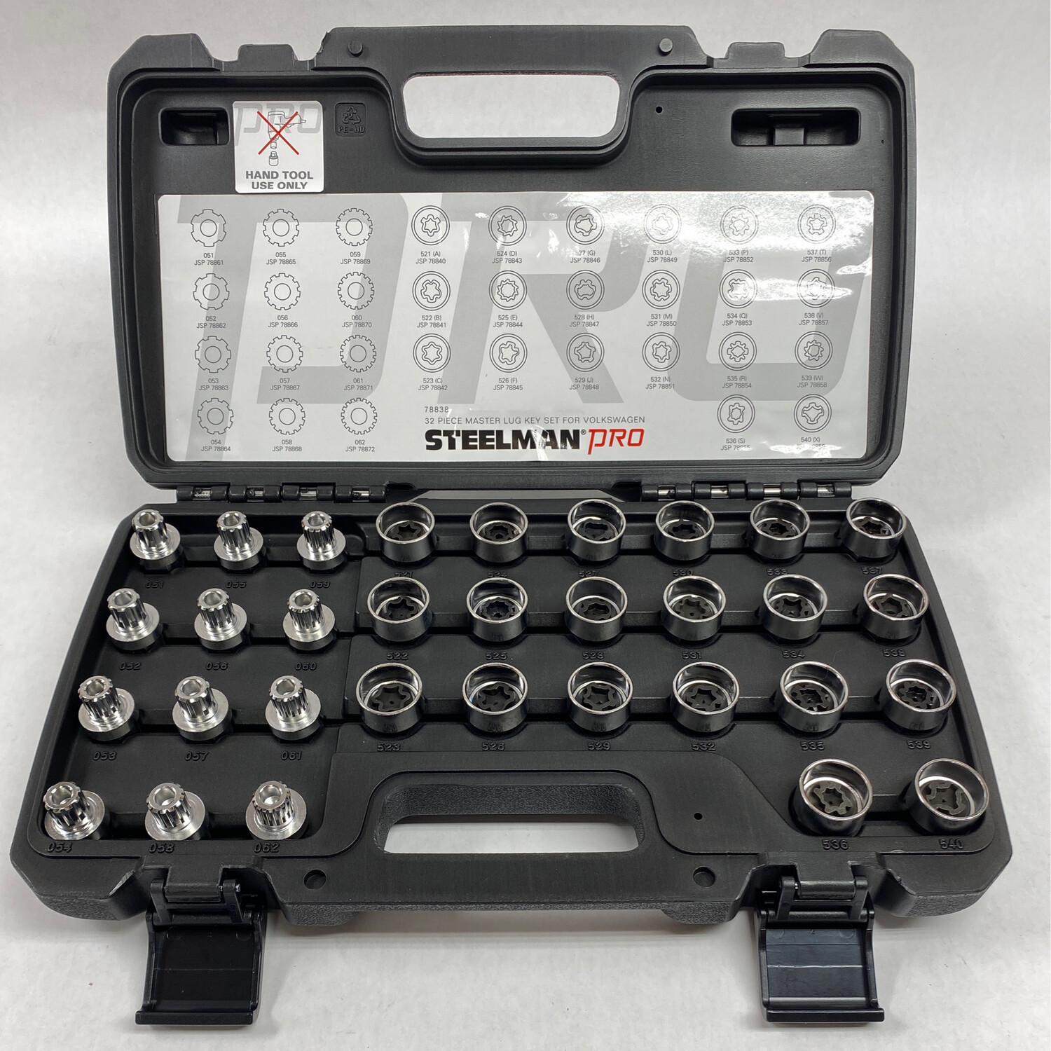 NEW Steelman Pro 32 Piece Master Lug Key Set For Volkswagen, 78838 ...