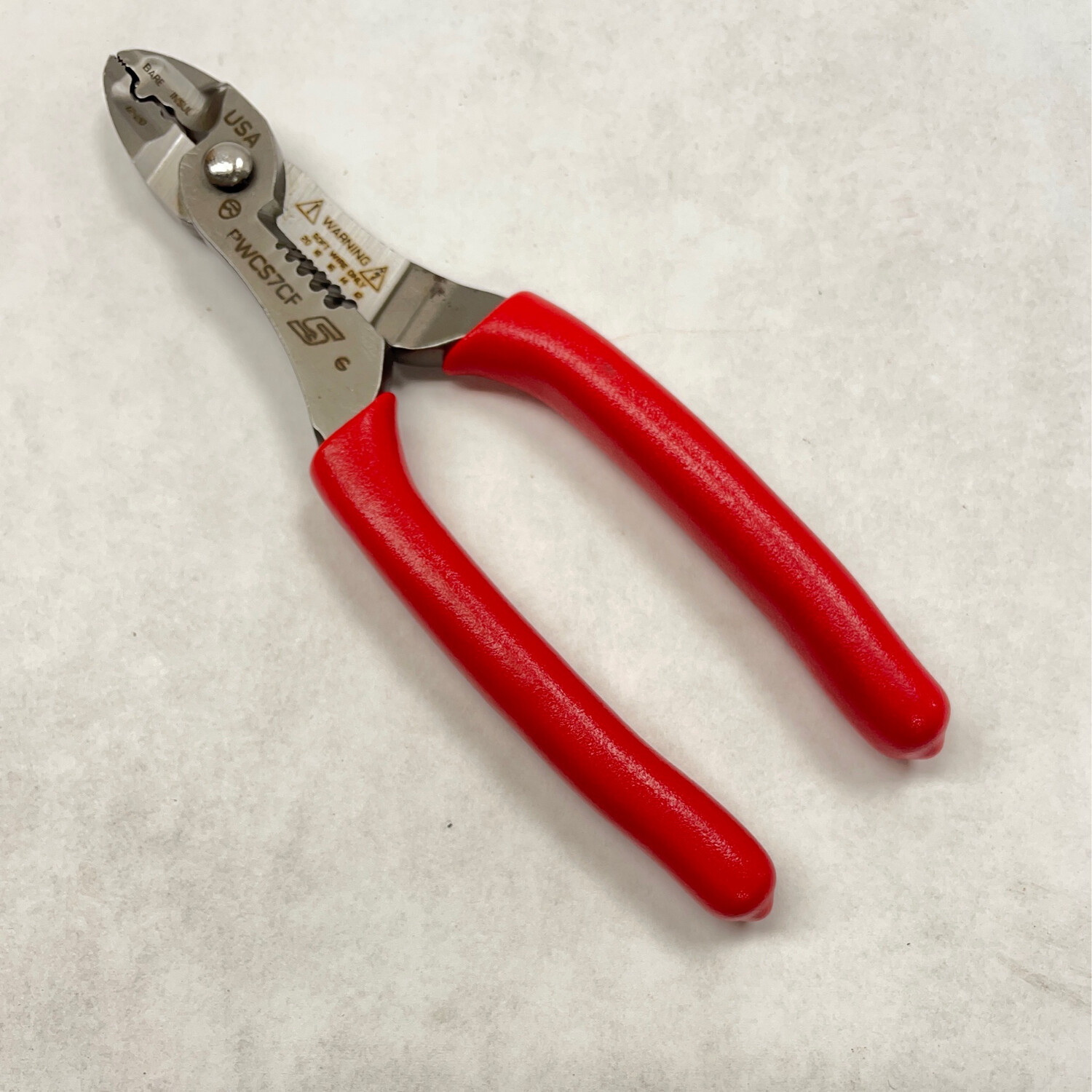 New Snap On Wire Stripper, Crimper & Cutter Pliers, PWCS7CF - Shop ...