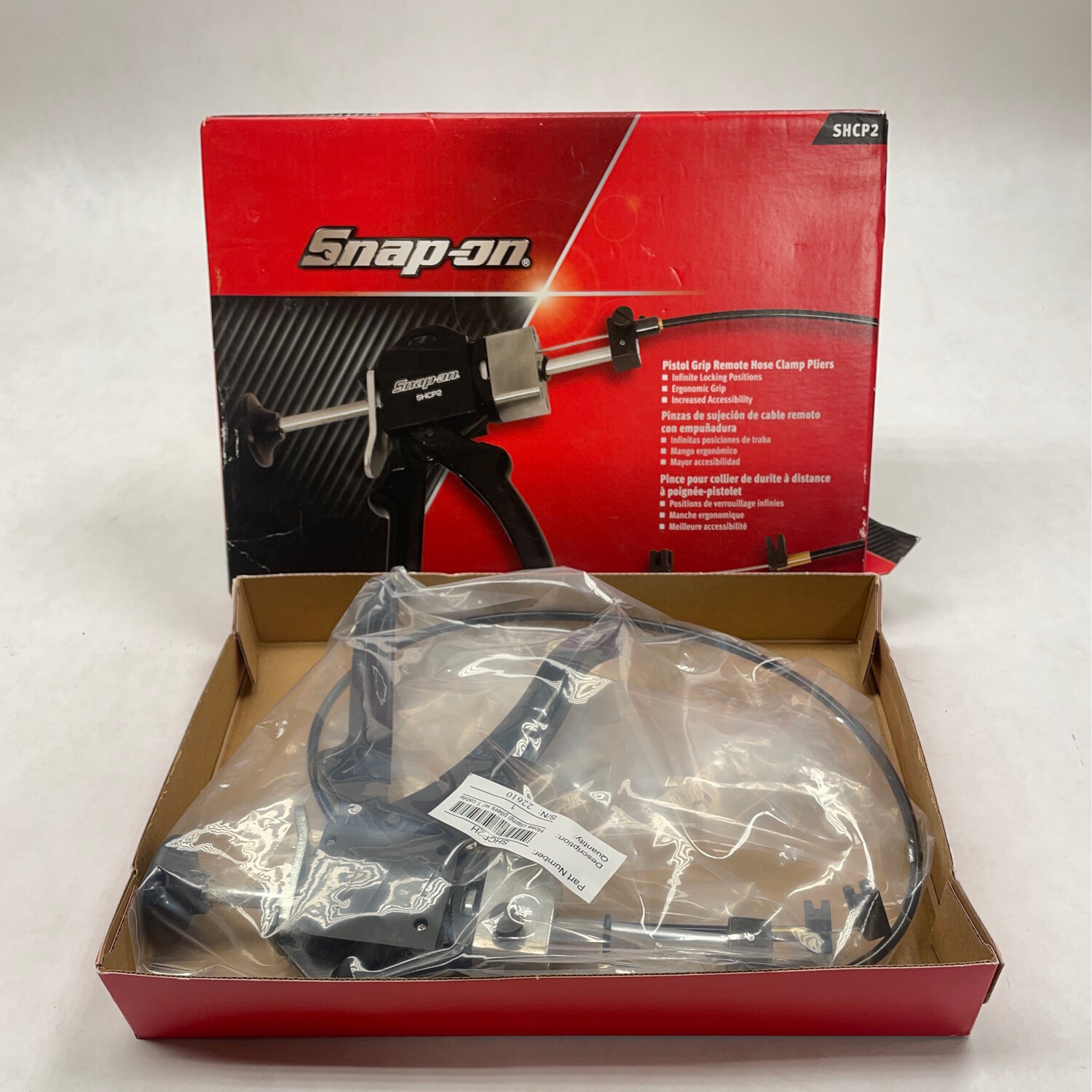 New Snap On Pistol Grip Remote Hose Clamp Pliers, SHCP2 - Shop - Tool ...