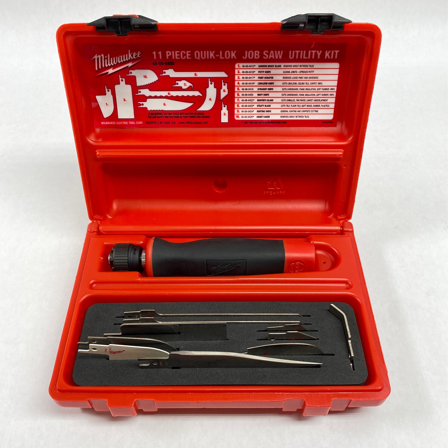 Milwaukee 11 Piece Quik-Lok Job Saw Utility Kit, 48-08-0405 - Shop ...