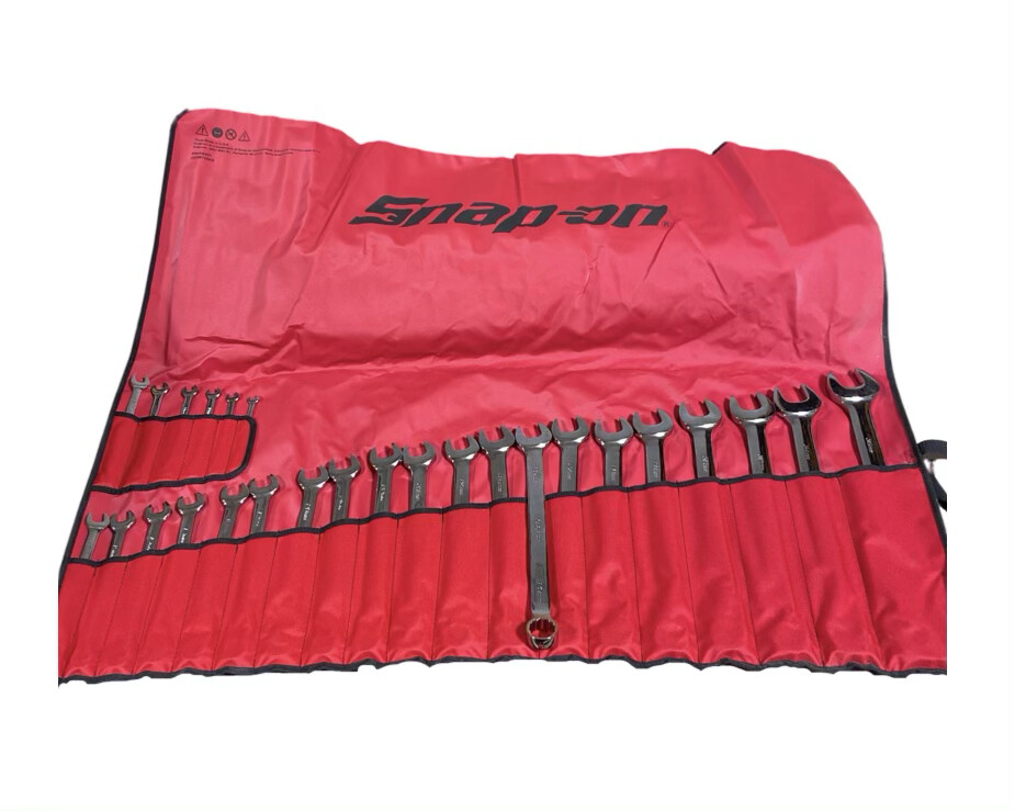Snap On 26 Pc. 12-Point Metric Flank Drive Combination Wrench Set, (8 ...