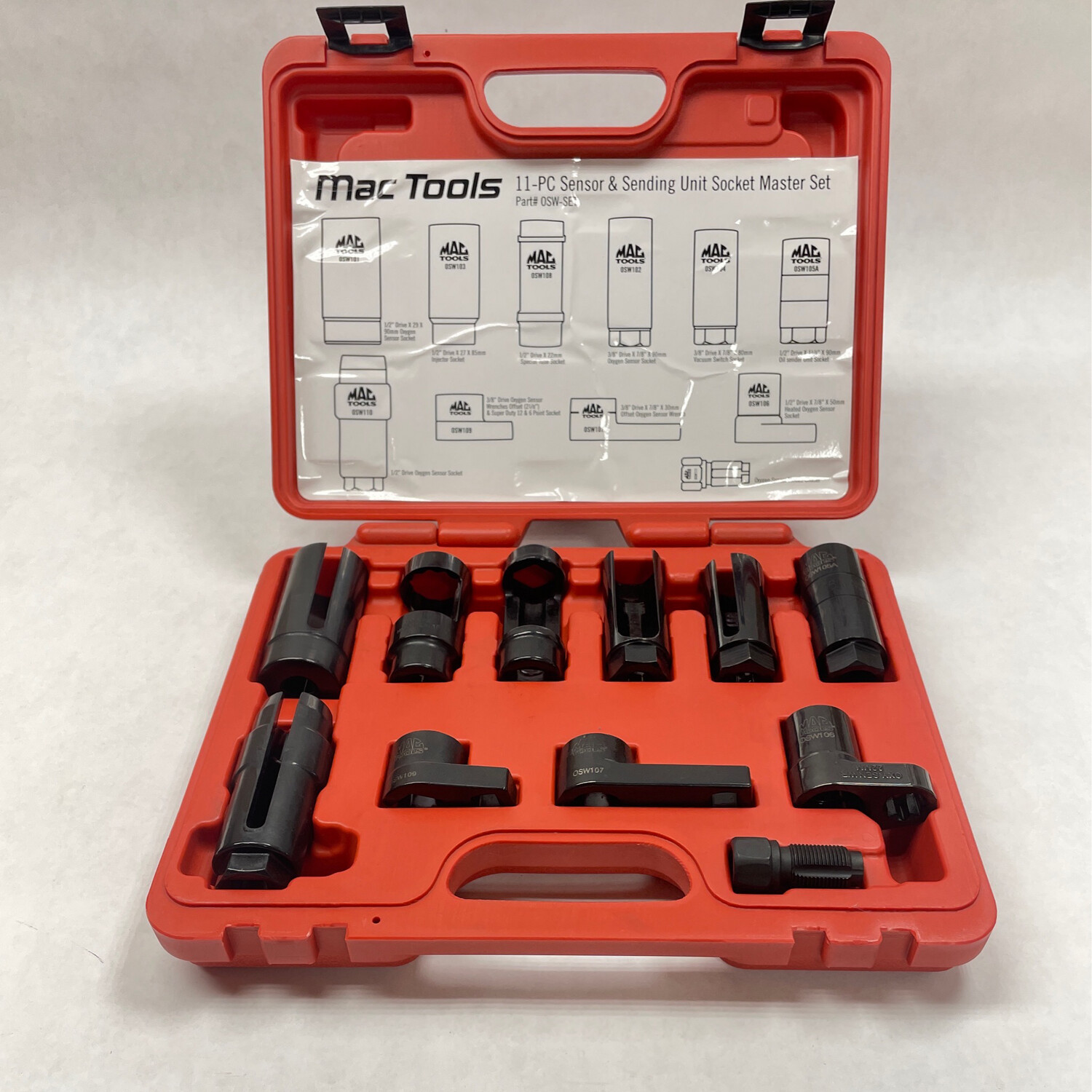 Mac Tools 11pc Sensor & Sending Unit Socket Master Set, OSW-Set - Shop ...