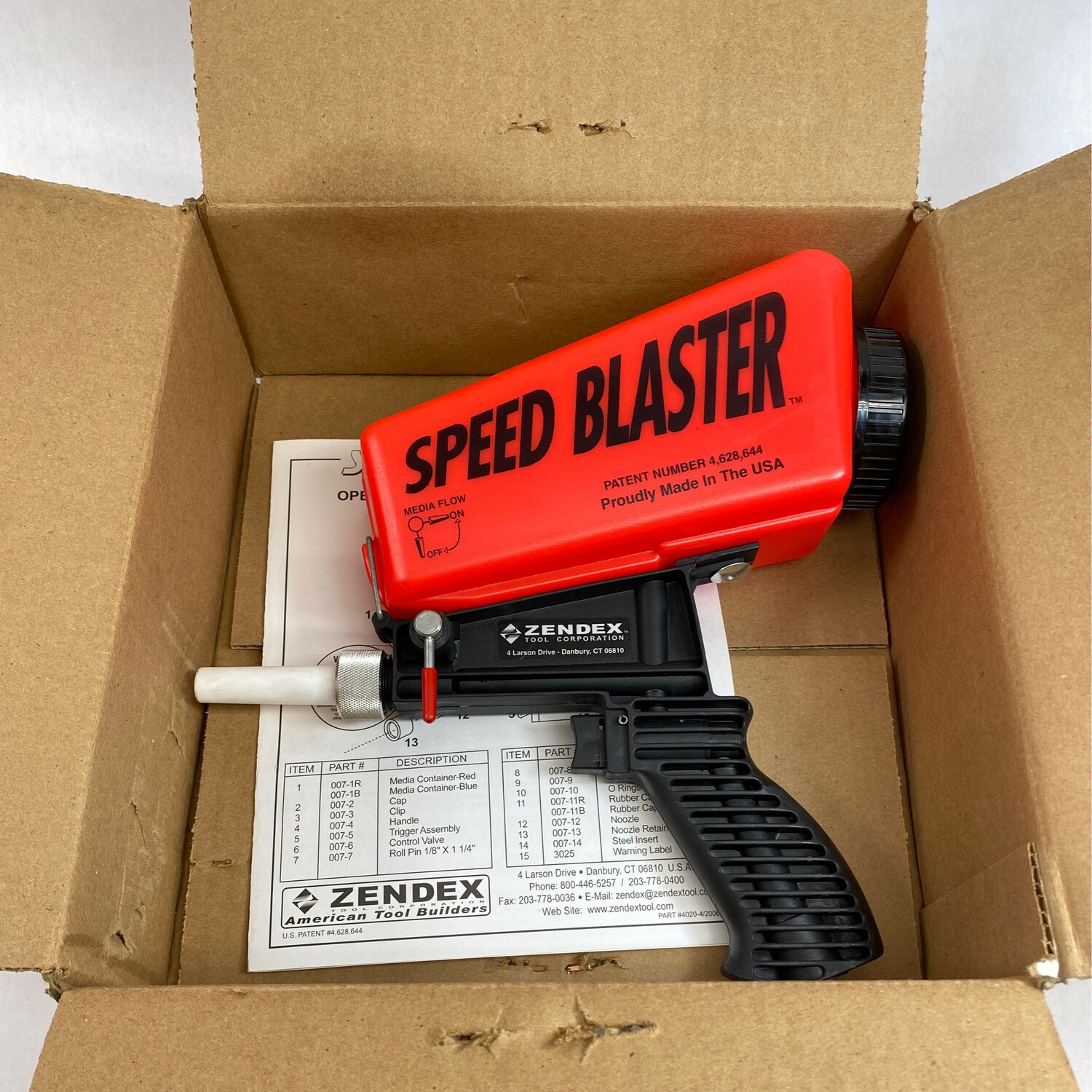Zendex Speed Blaster Gravity Feed Blaster, 007R - Shop - Tool Swapper