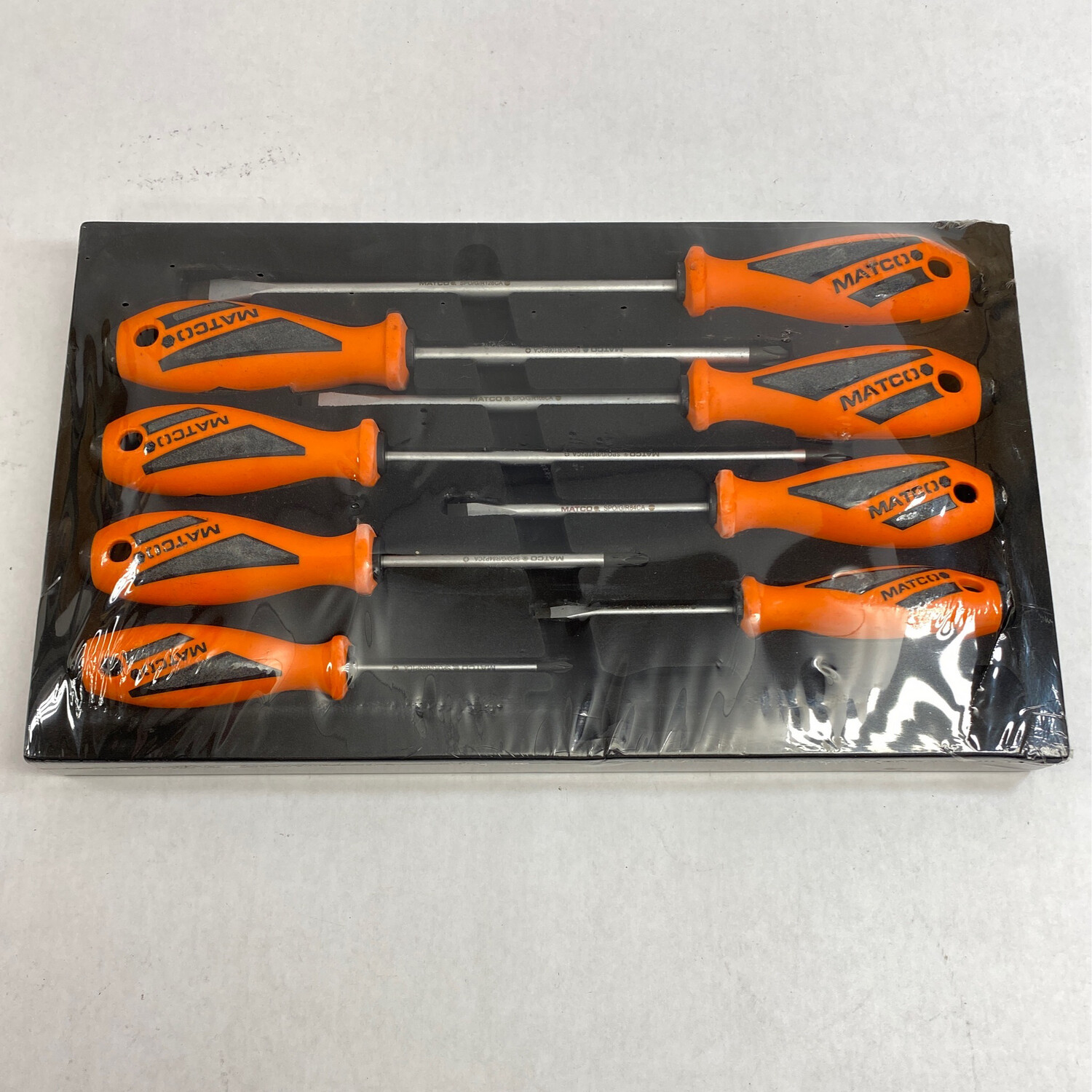 Matco Tools 8 Piece Top Torque 2 Premium Orange Screwdriver Set ...