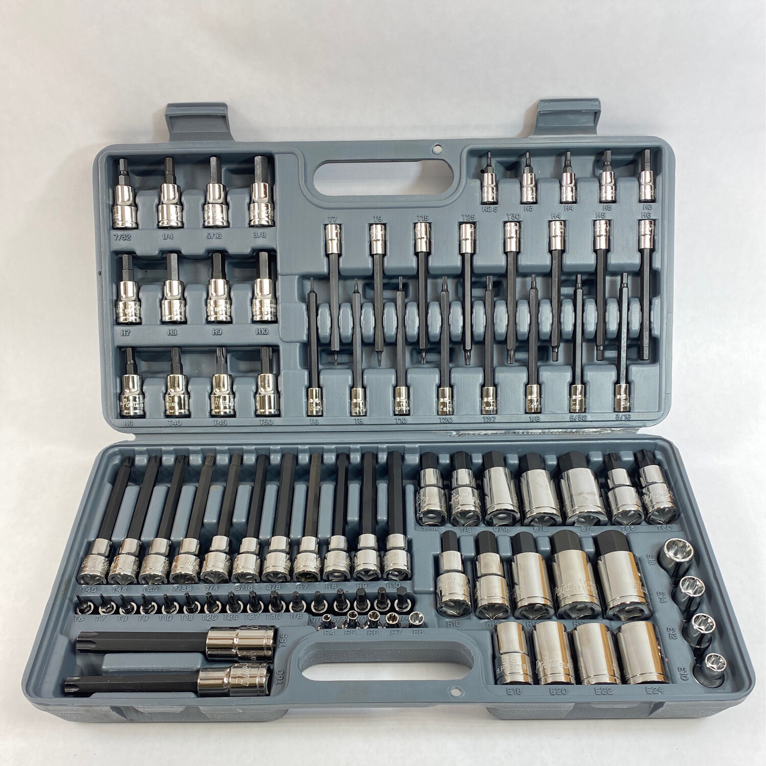 Blue Point 87 pc Multi-Drive Torx and Hex Bit Socket Set, BLPTHC87 ...