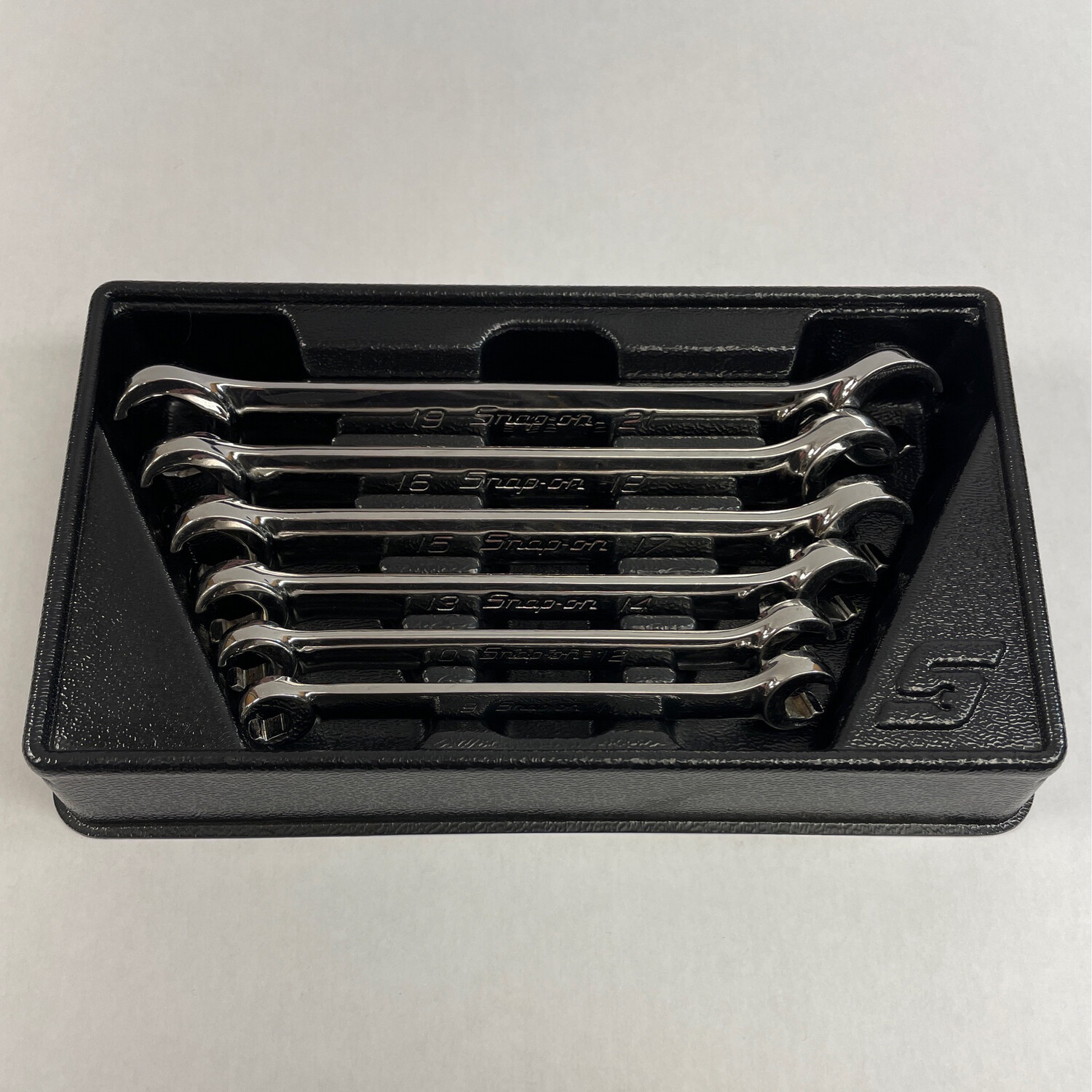 Snap On 6 Pc. 6-Point Metric Flank Drive Double End Flare Nut Wrench ...