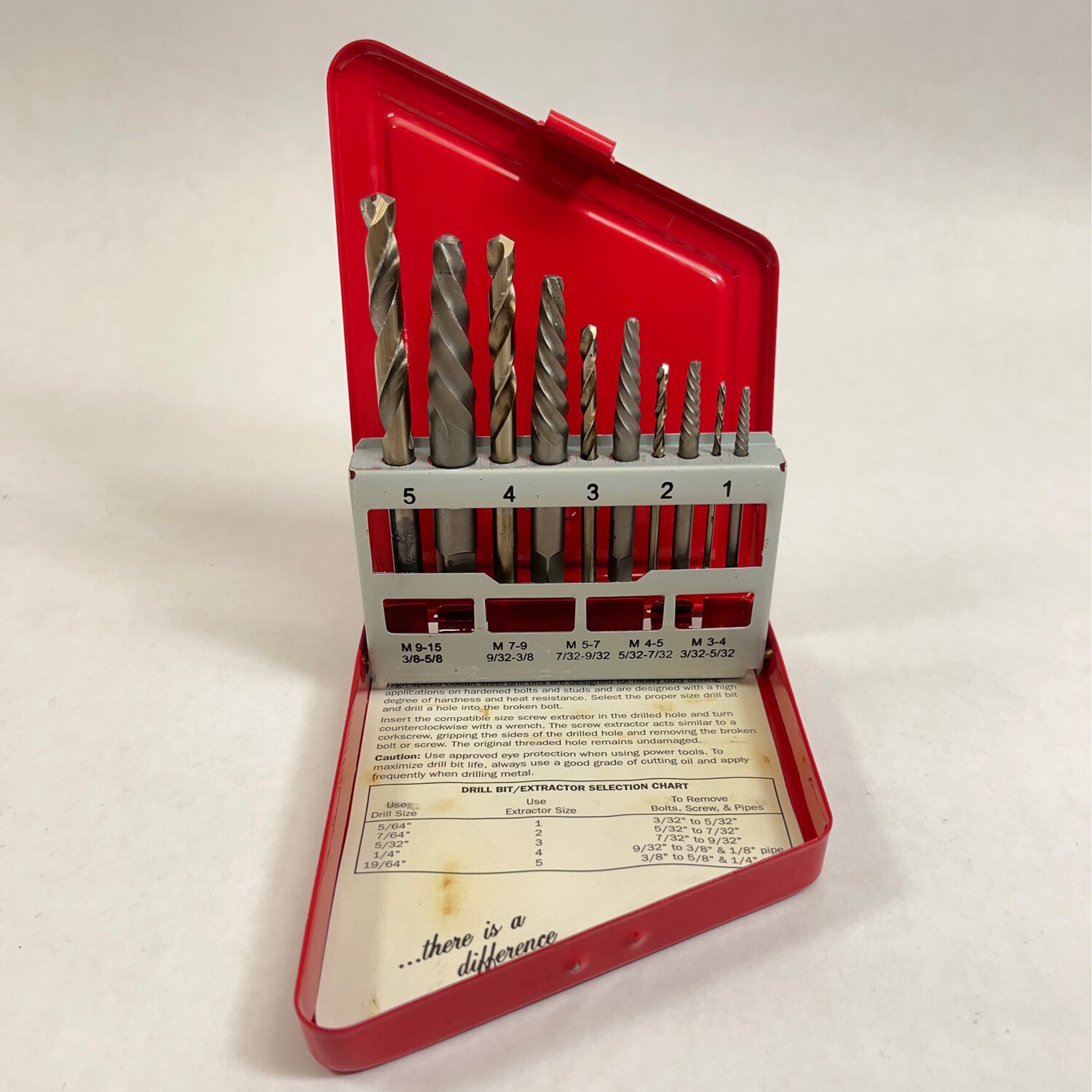 Snap On 10 Pc. Left Hand Cobalt Screw Extractor and Drill Bit Set ...