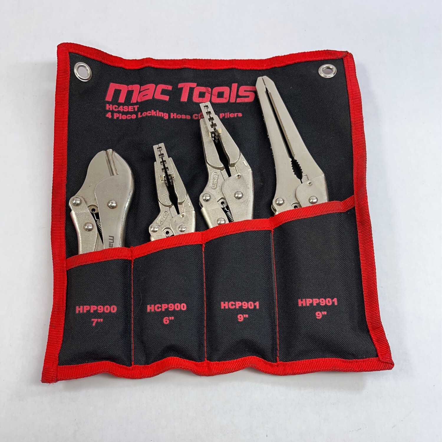 Mac Tools 4 Pc. Locking Hose Pincher and Clamp Pliers Set, HC4SET ...