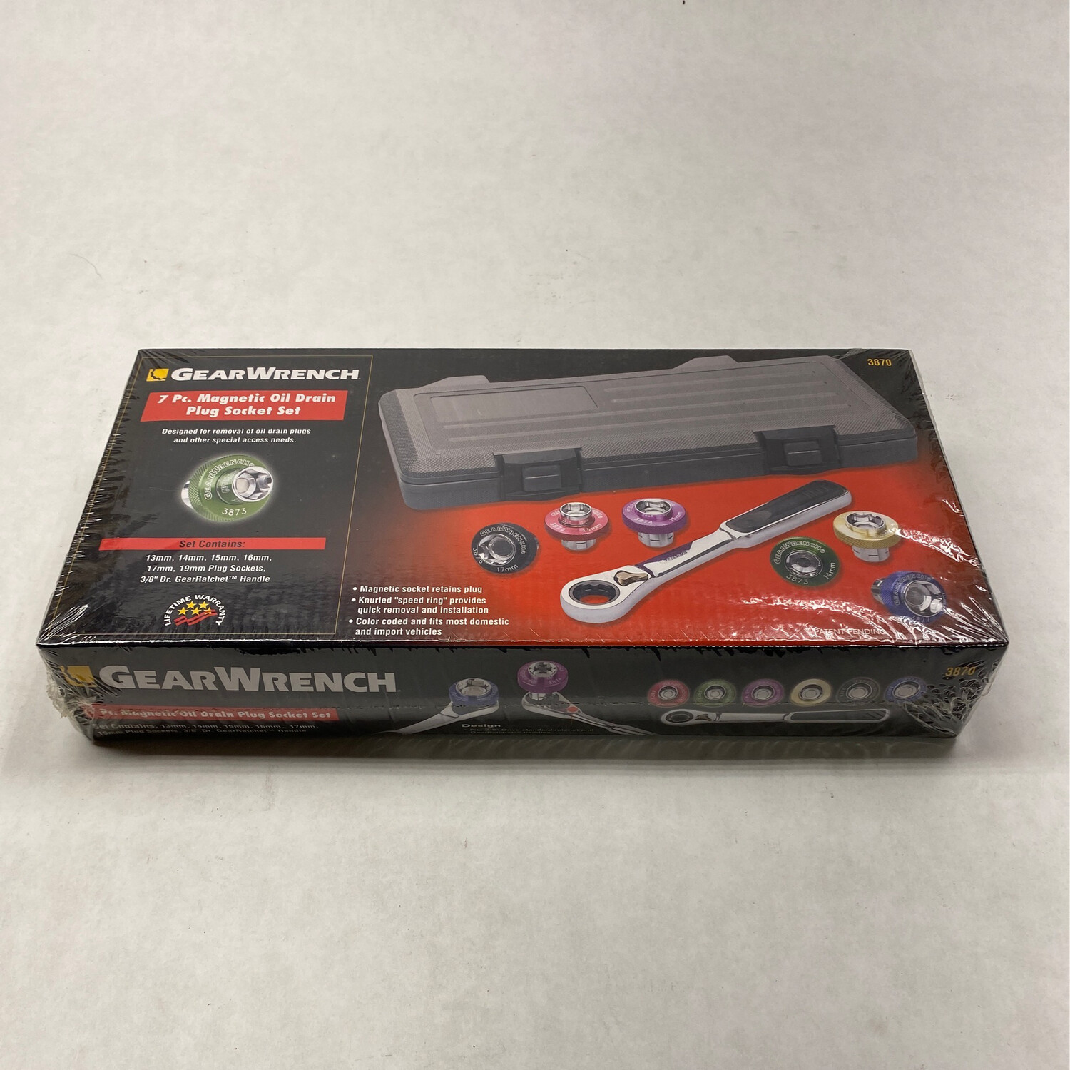 Gearwrench 7pc. Magnetic Oil Drain Plug Socket Set, 3870 - Shop - Tool ...