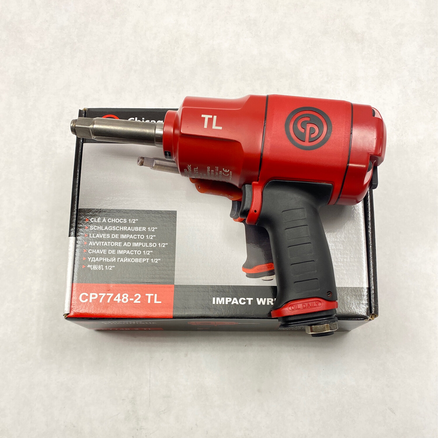 Chicago Pneumatic 1/2" Composite Impact Wrench with 2" Extended Anvil ...