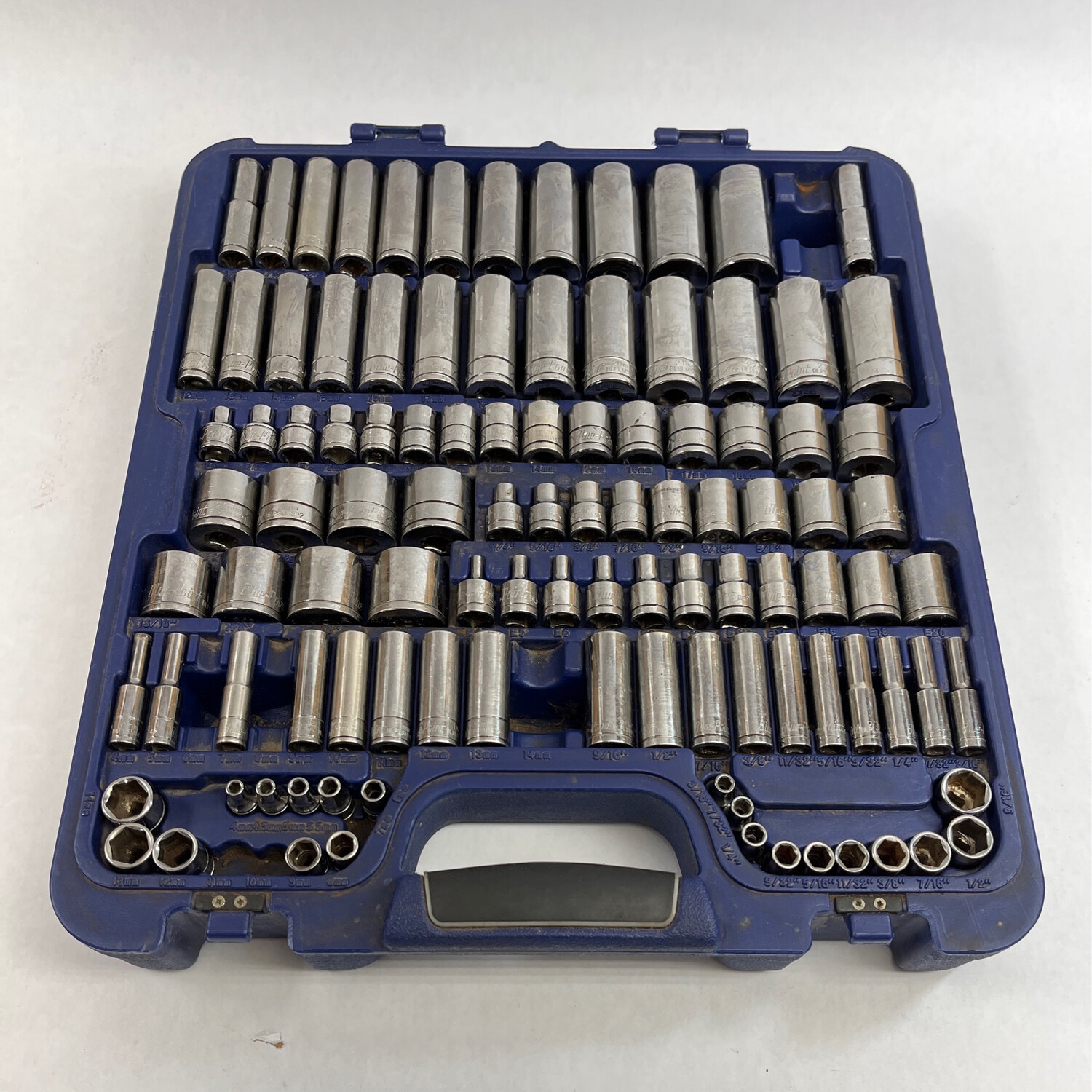 Blue Point 155 Pc. Combination Drive SAE/ Metric General Service Set ...