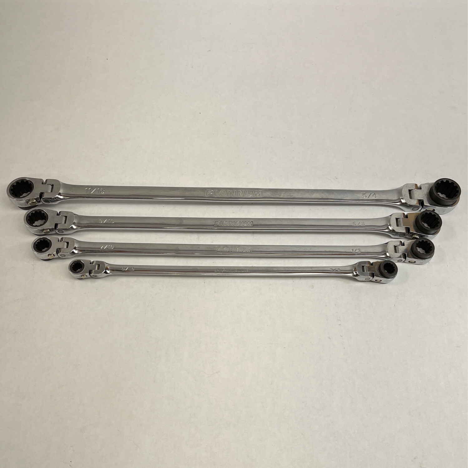 Platinum Tools 4 Pc. SAE XL Ratcheting Wrench Set, 99750 - Shop - Tool Swapper