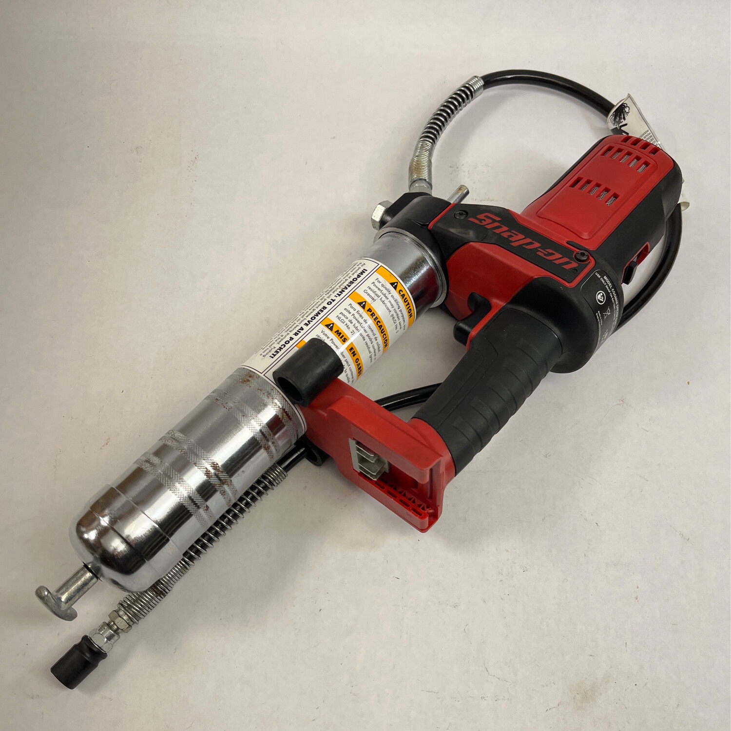 Snap On 18 V MonsterLithium Cordless Grease Gun (Tool Only) CGG8850 ...