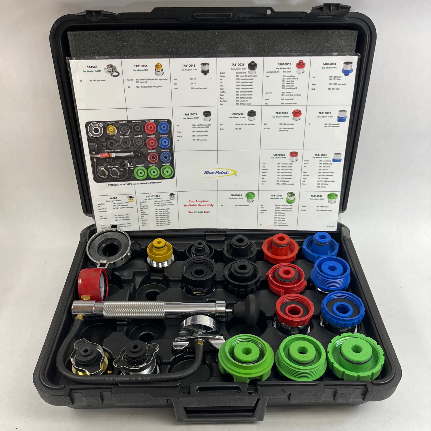 Blue Point 18 Pc. Anodized Aluminum Cooling System Adaptor Kit, - Shop ...