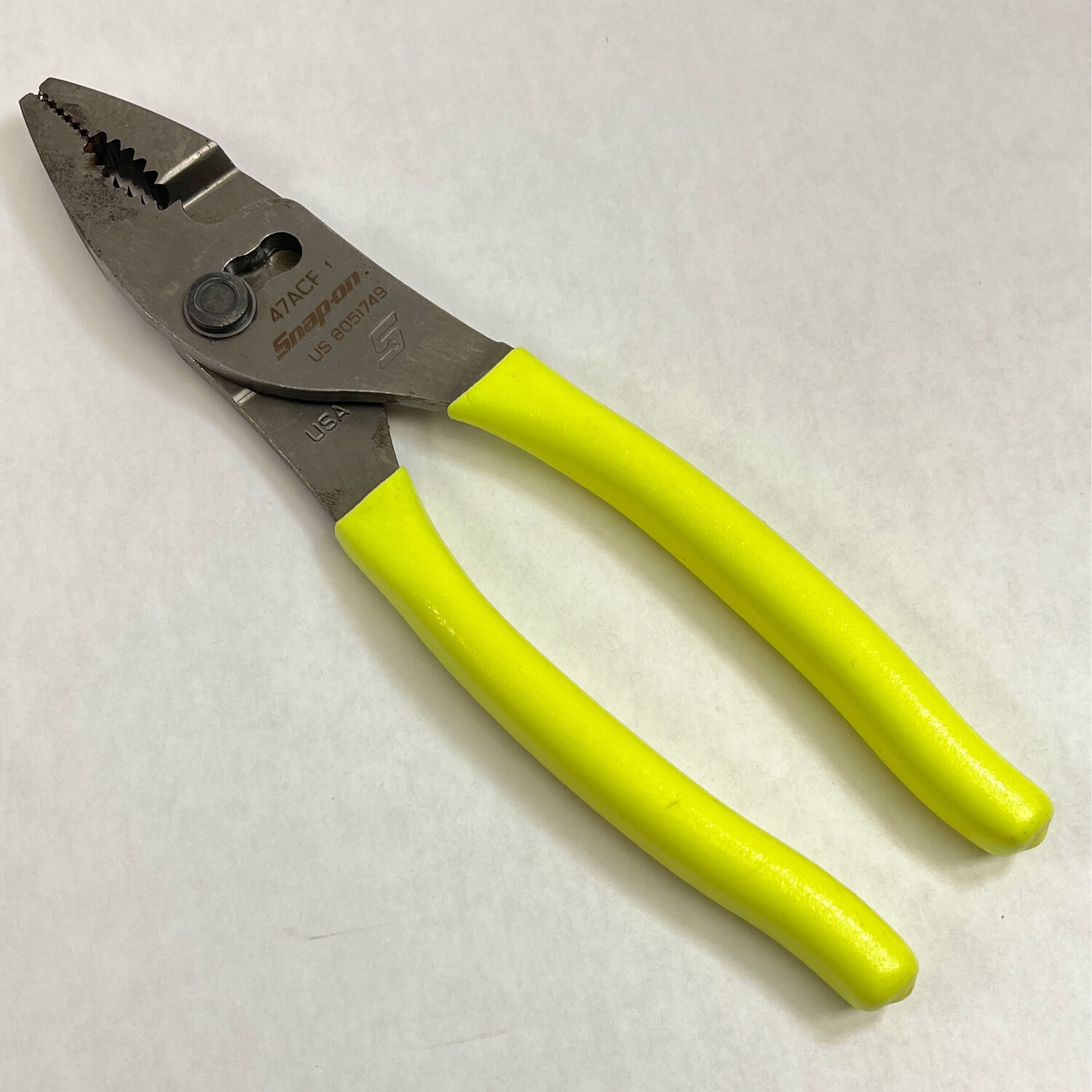 Snap On 8" Talon Grip Combination Slip Joint Pliers, 47ACF - Shop ...