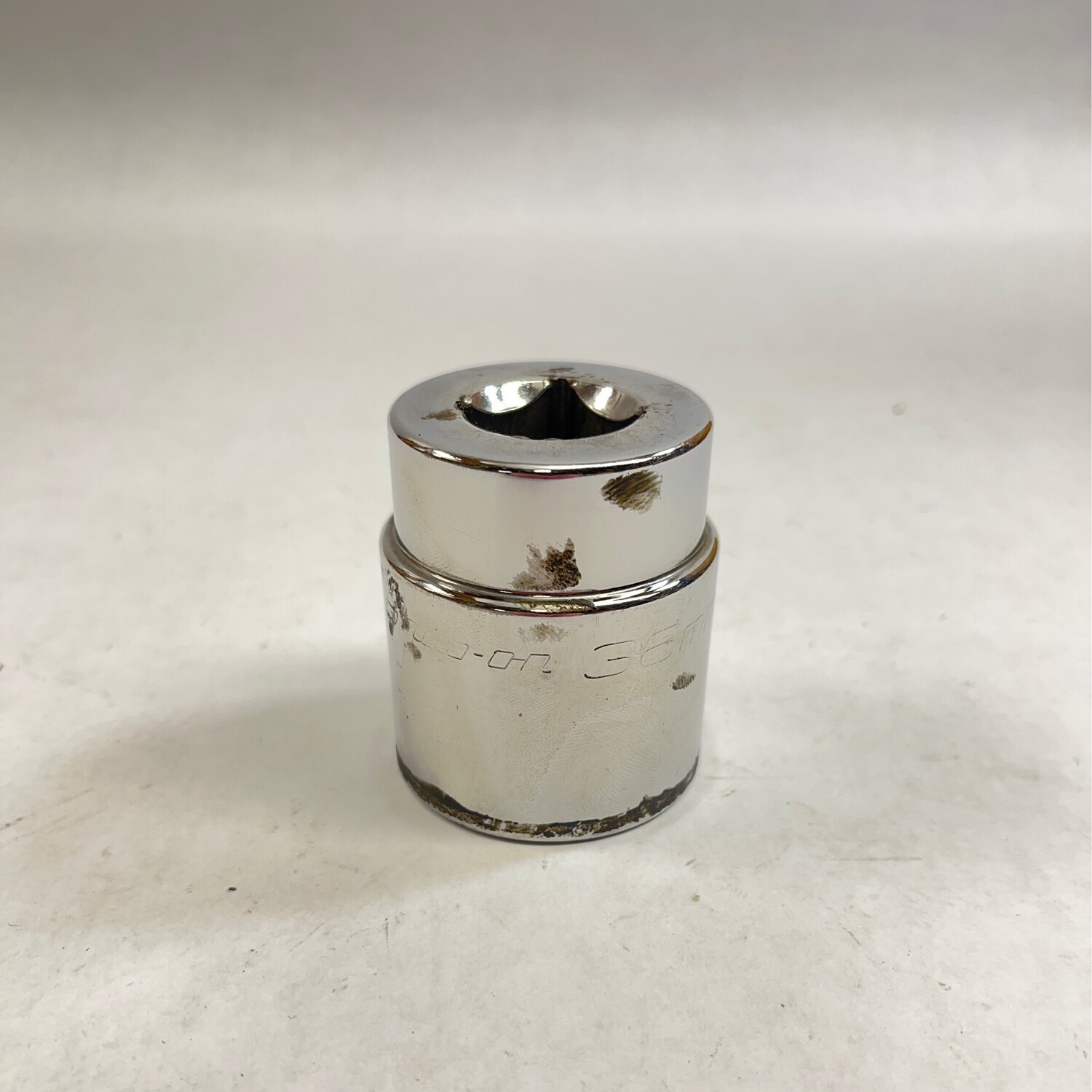 Snap On 3/4" Drive 12-Point Metric 36 mm Flank Drive Shallow Socket ...