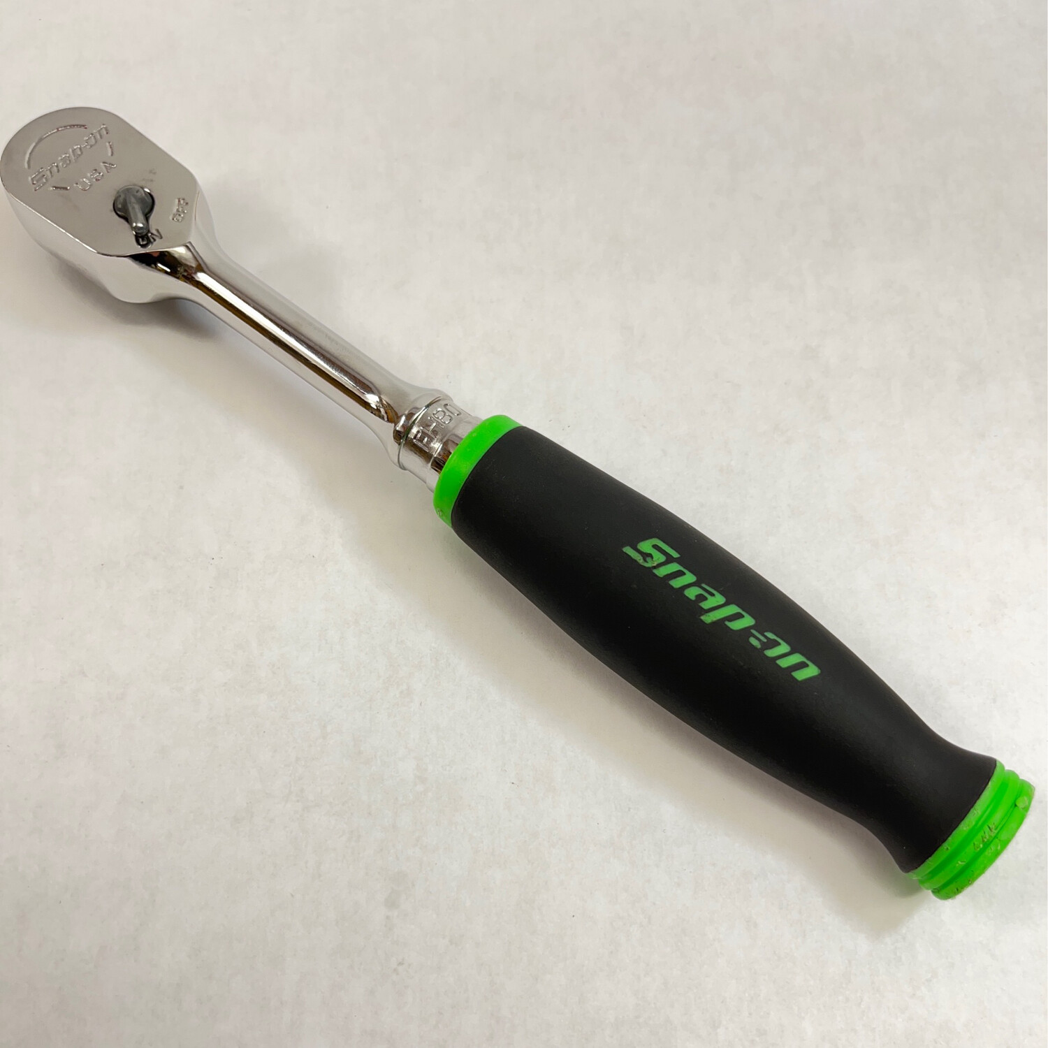 Snap On 3/8" Drive Dual 80 Technology Soft Grip Standard Handle Ratchet ...