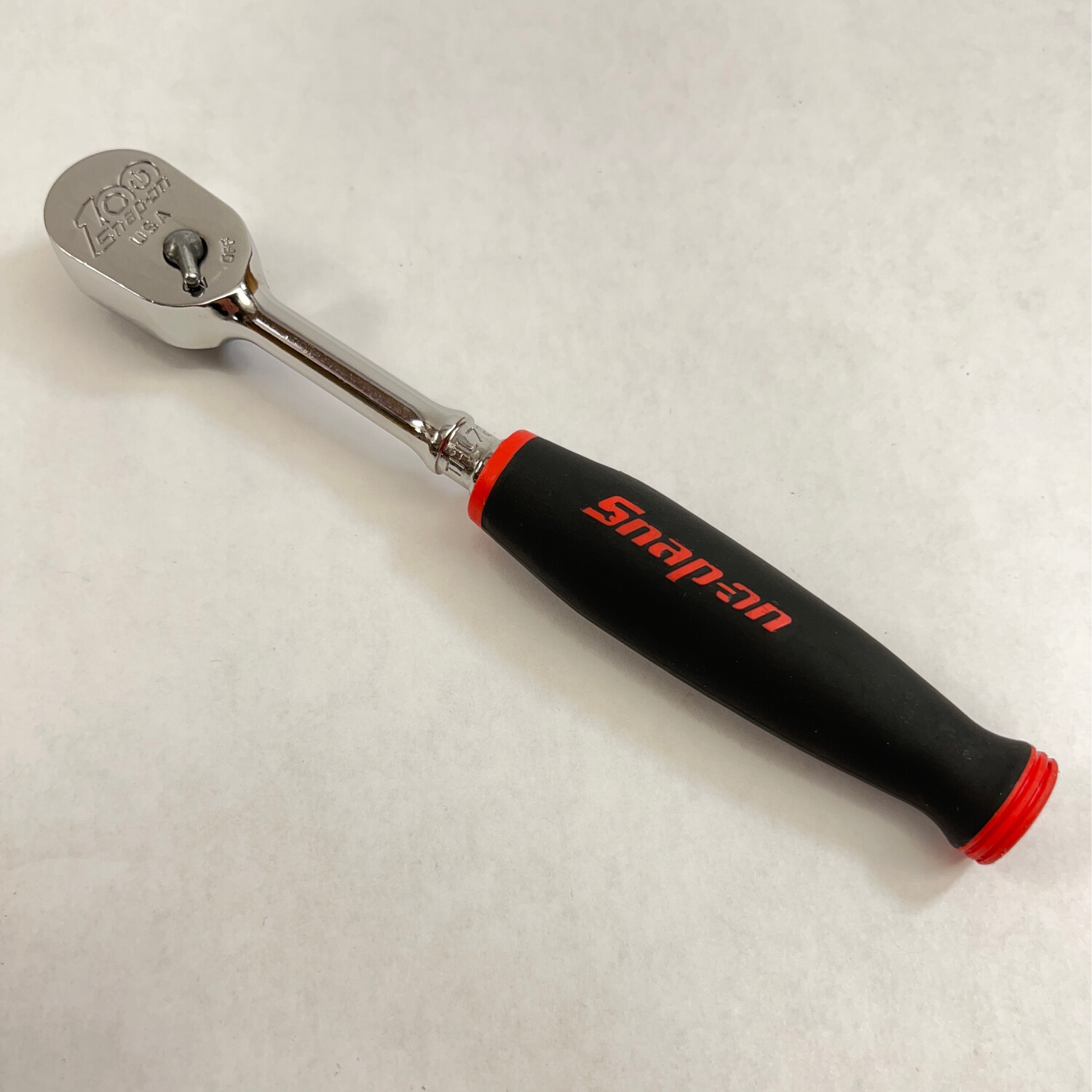 Snap On 1/4" Drive Dual 80 Technology Soft Grip Long Handle Ratchet ...