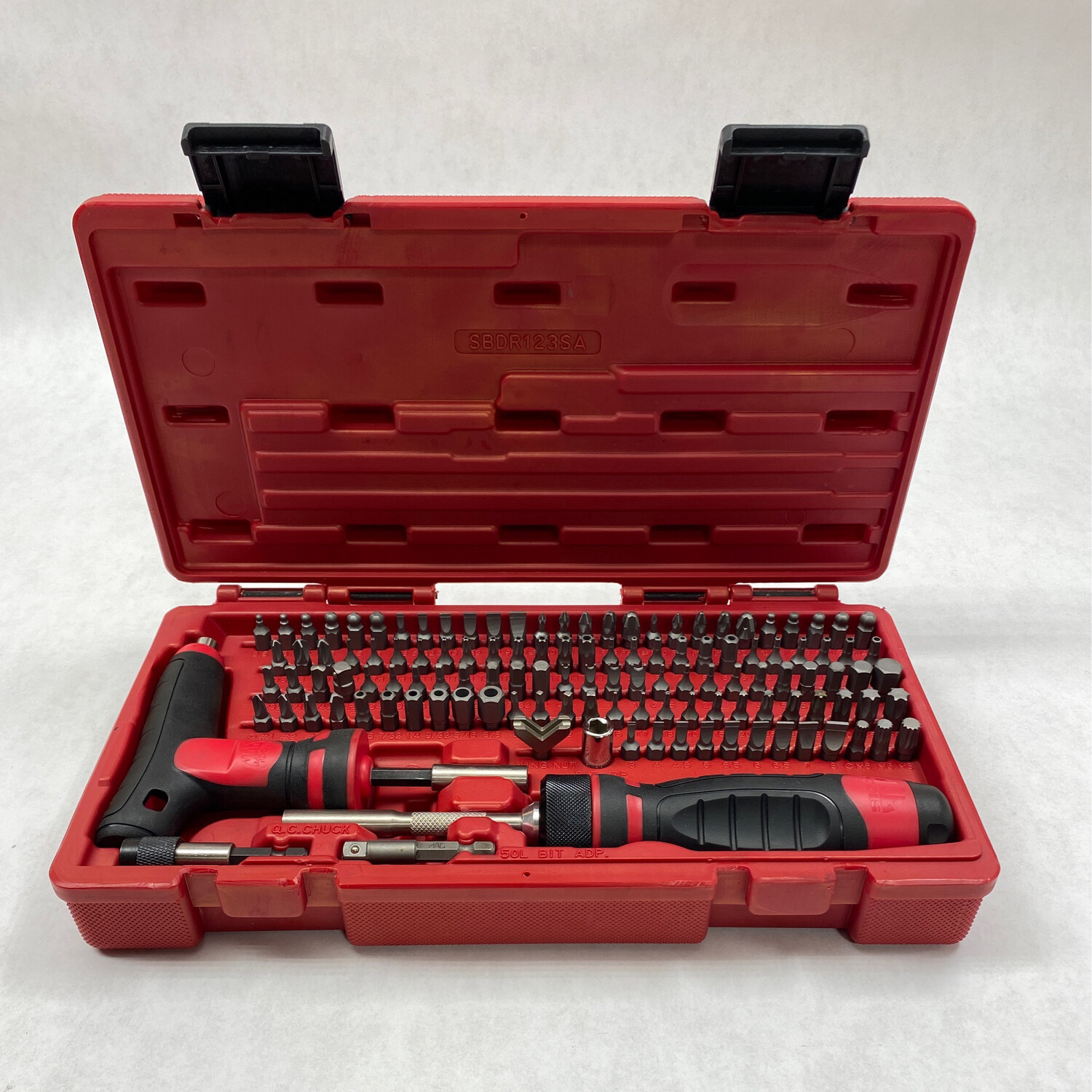 Mac Tools 123-PC. 1/4" Hex Drive Mac-Grip Ratcheting Bit Driver Set ...