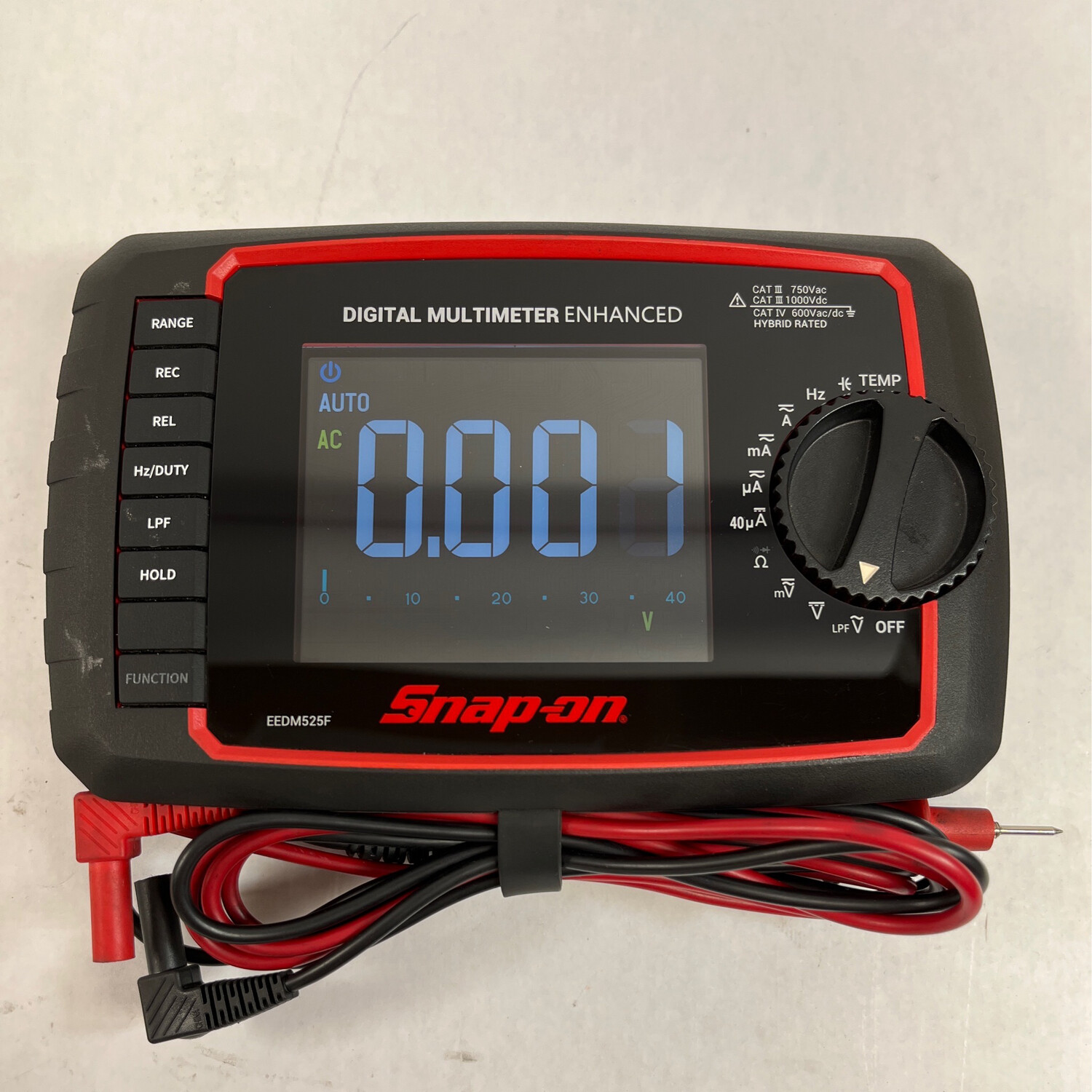 Snap On Enhanced Multimeter TRMS-Color, EEDM525F - Shop - Tool Swapper