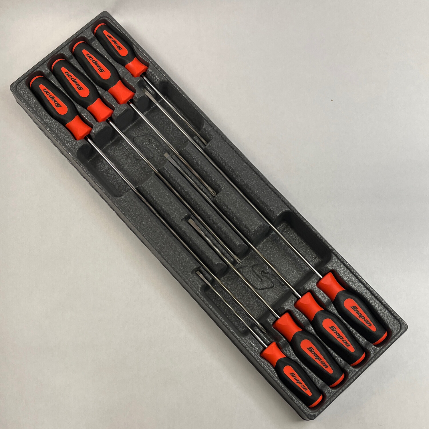 Snap On 8 pc Instinct Soft Grip Extra-Long Combination Cabinet ...