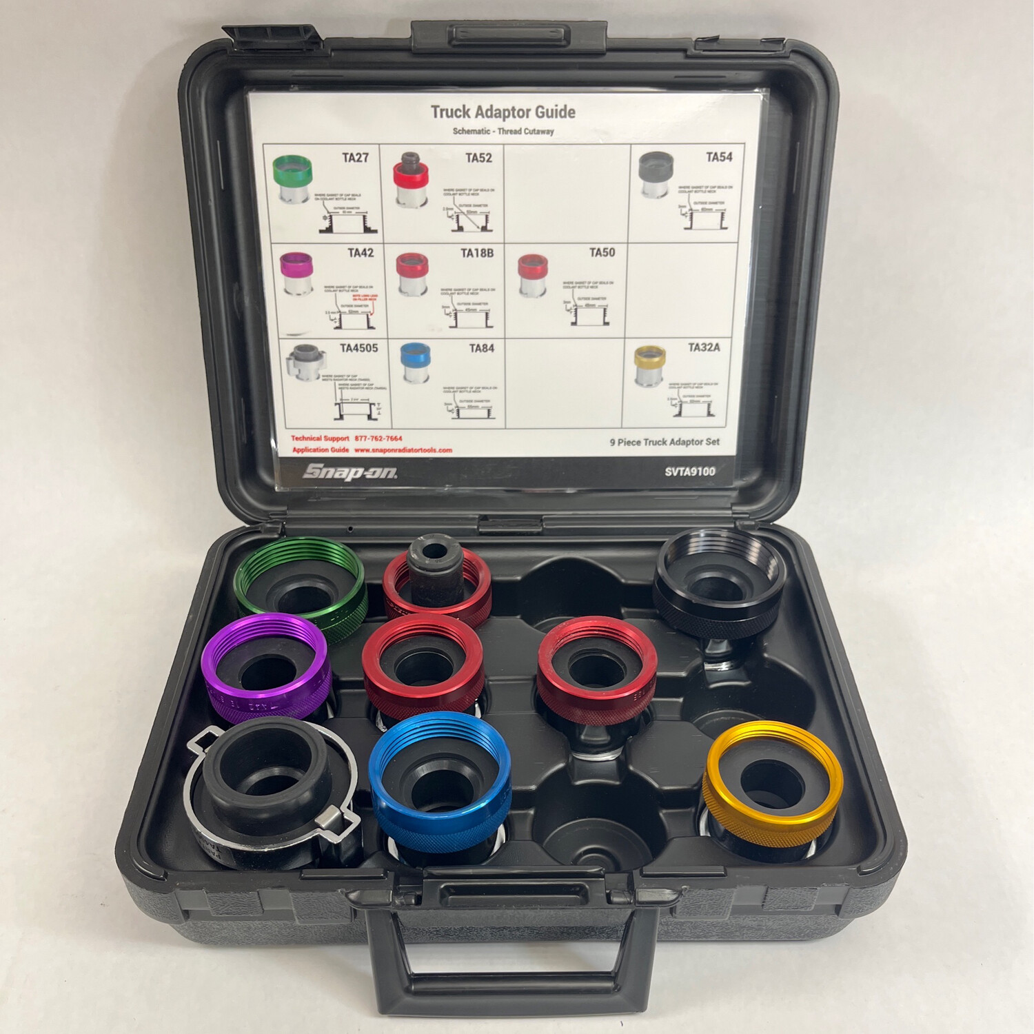Snap On 9 Pc. Truck Cooling System Adaptor Set, SVTA9100 - Shop - Tool ...