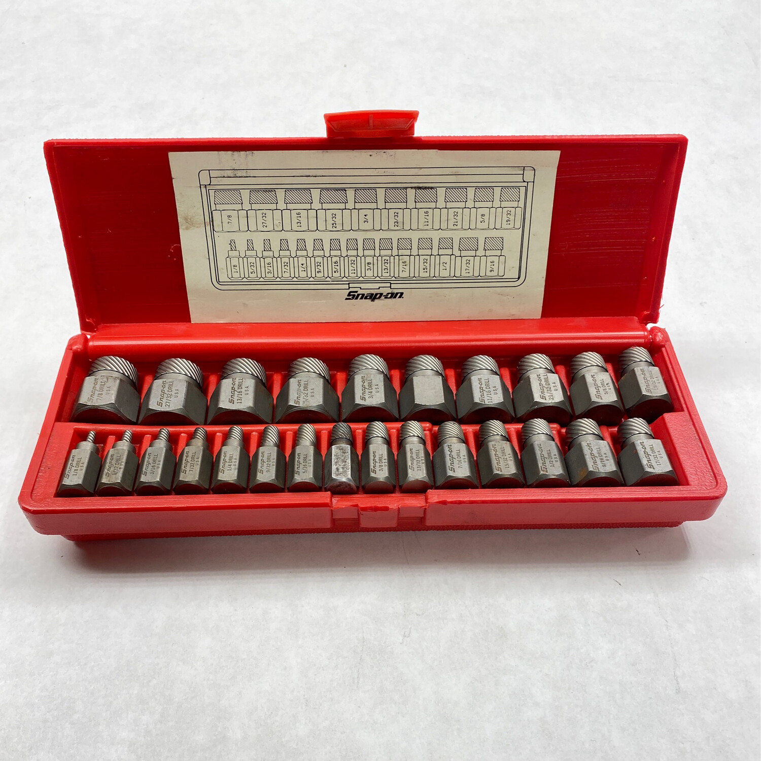 Snap On 25 Pc. Multispline Screw Extractor Set, REX25A - Shop - Tool ...