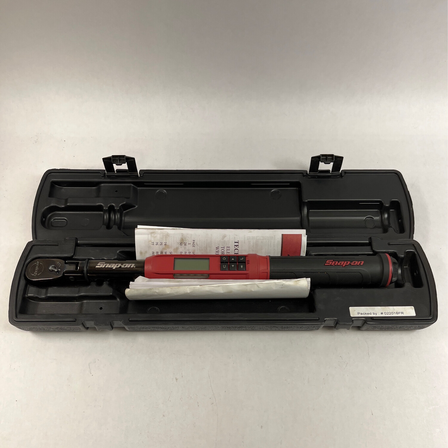 Snap On 3/8” Drive Digital Torque Wrench, ATECH2F100VR - Shop - Tool ...