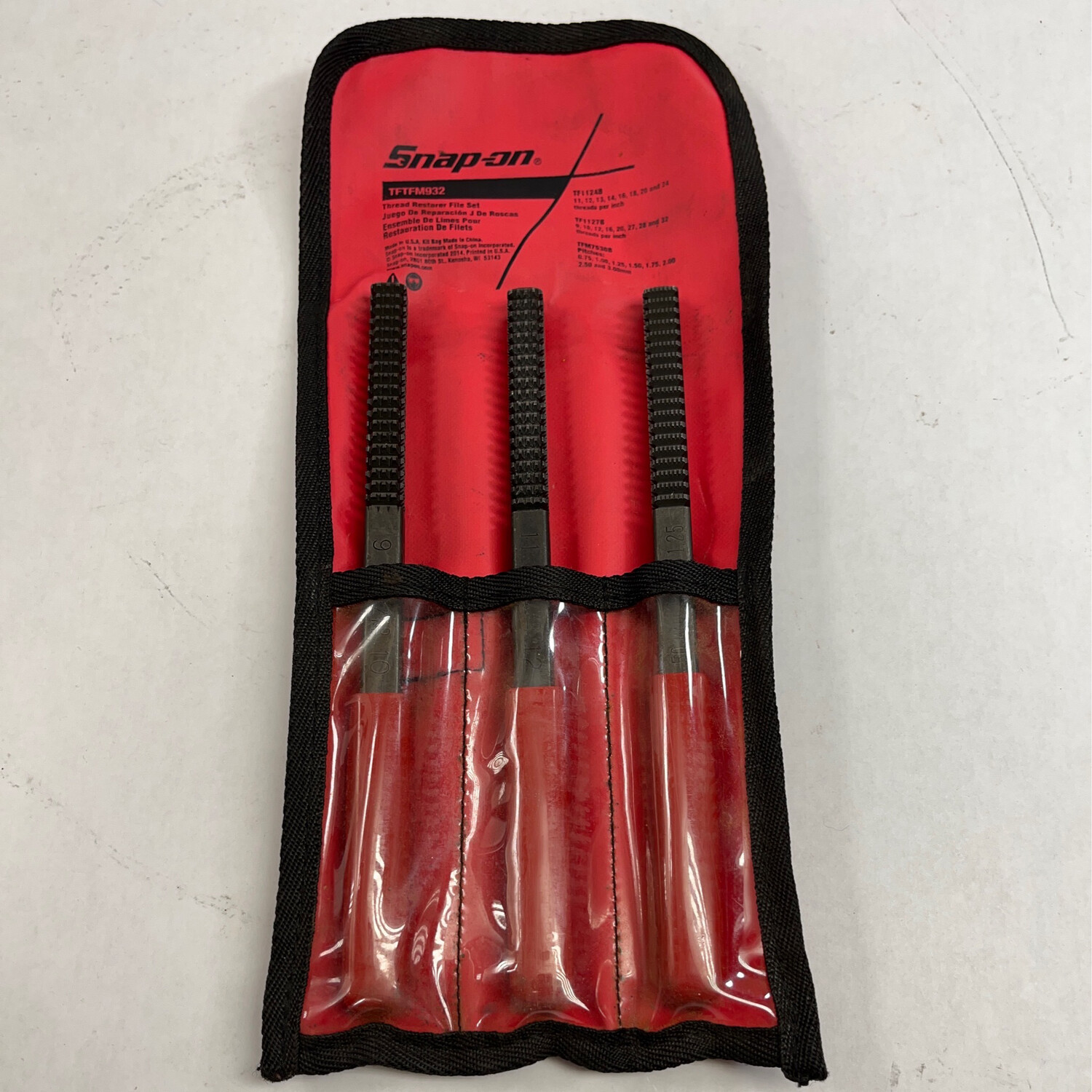 Snap On 3 Pc. Thread Restoration File Set, TFTFM932 - Shop - Tool Swapper