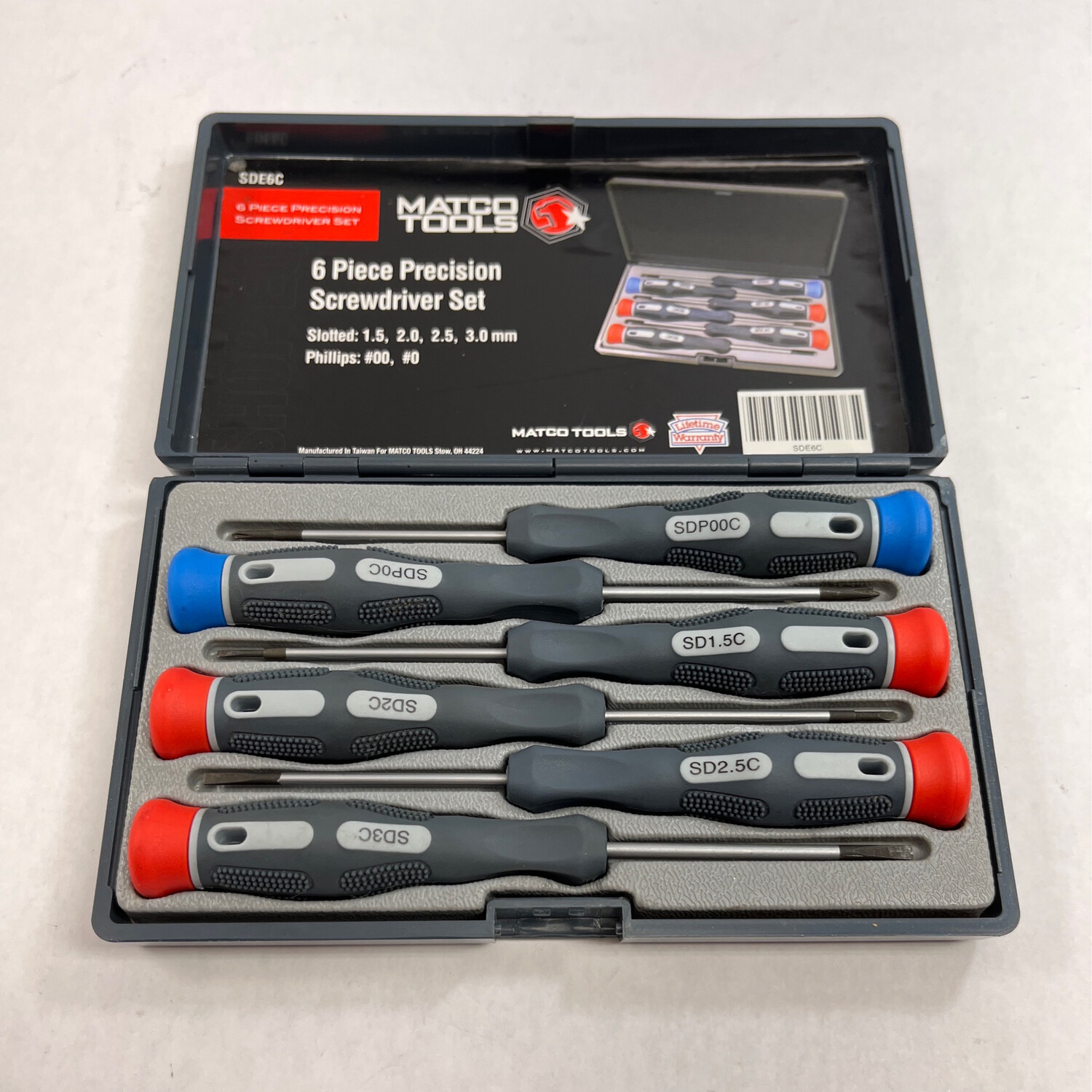 Matco Tools 6 Pc. Precision Screwdriver Set, SDE6C - Shop - Tool Swapper