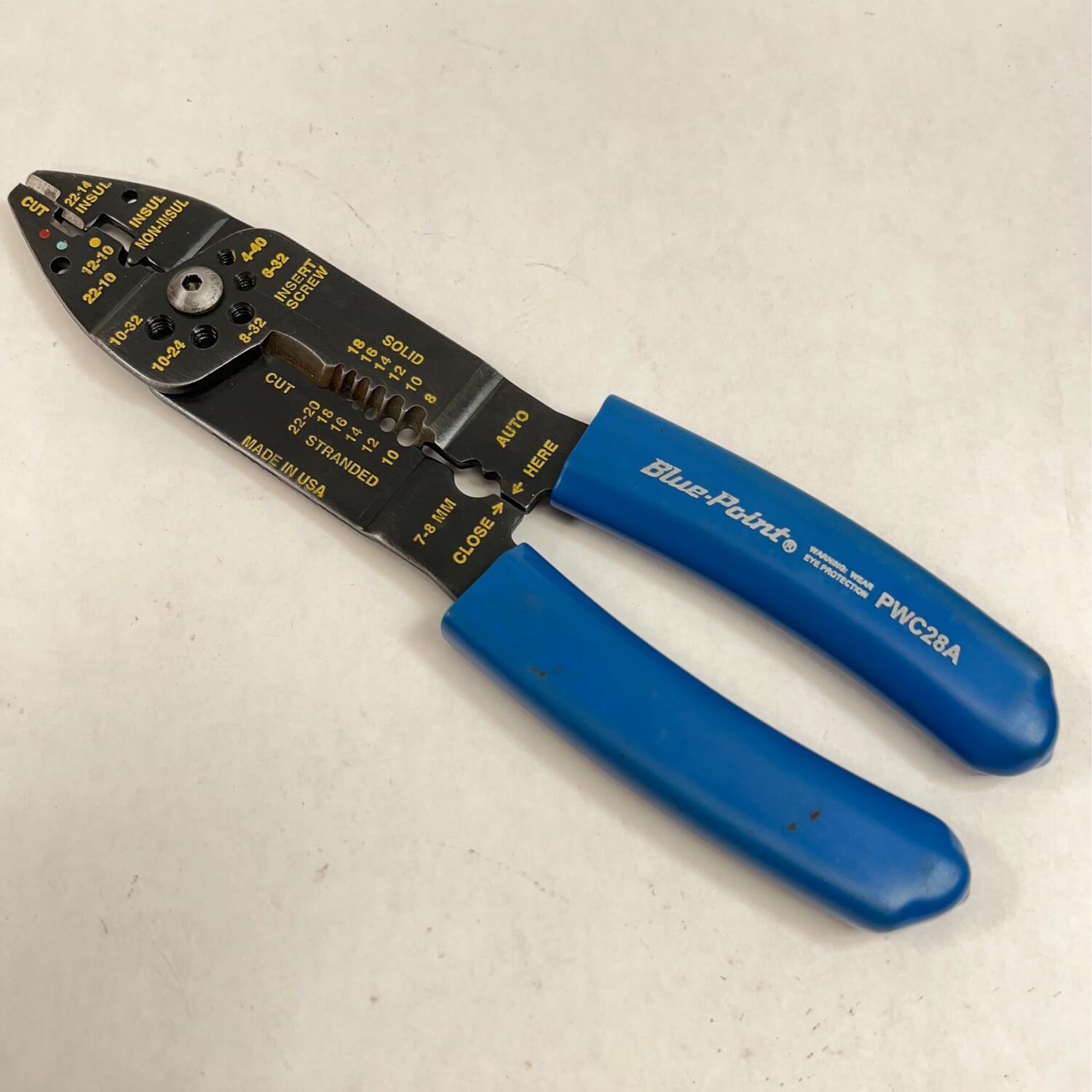 Blue Point Wire Stripper / Cutter / Crimper/ Bolt Cutters - Shop - Tool ...