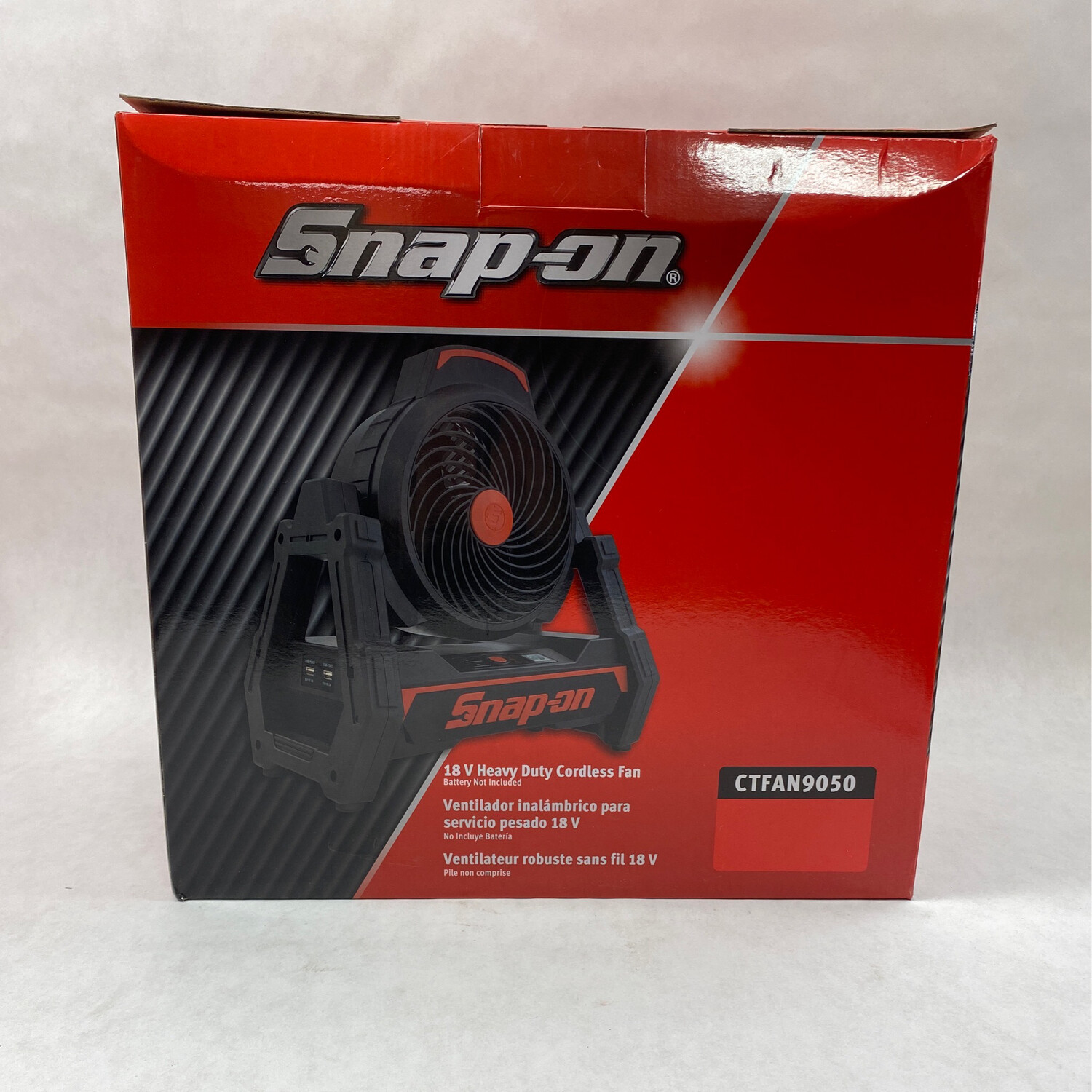 Snap On 18V Heavy Duty Cordless Fan, CTFAN9050 - Shop - Tool Swapper