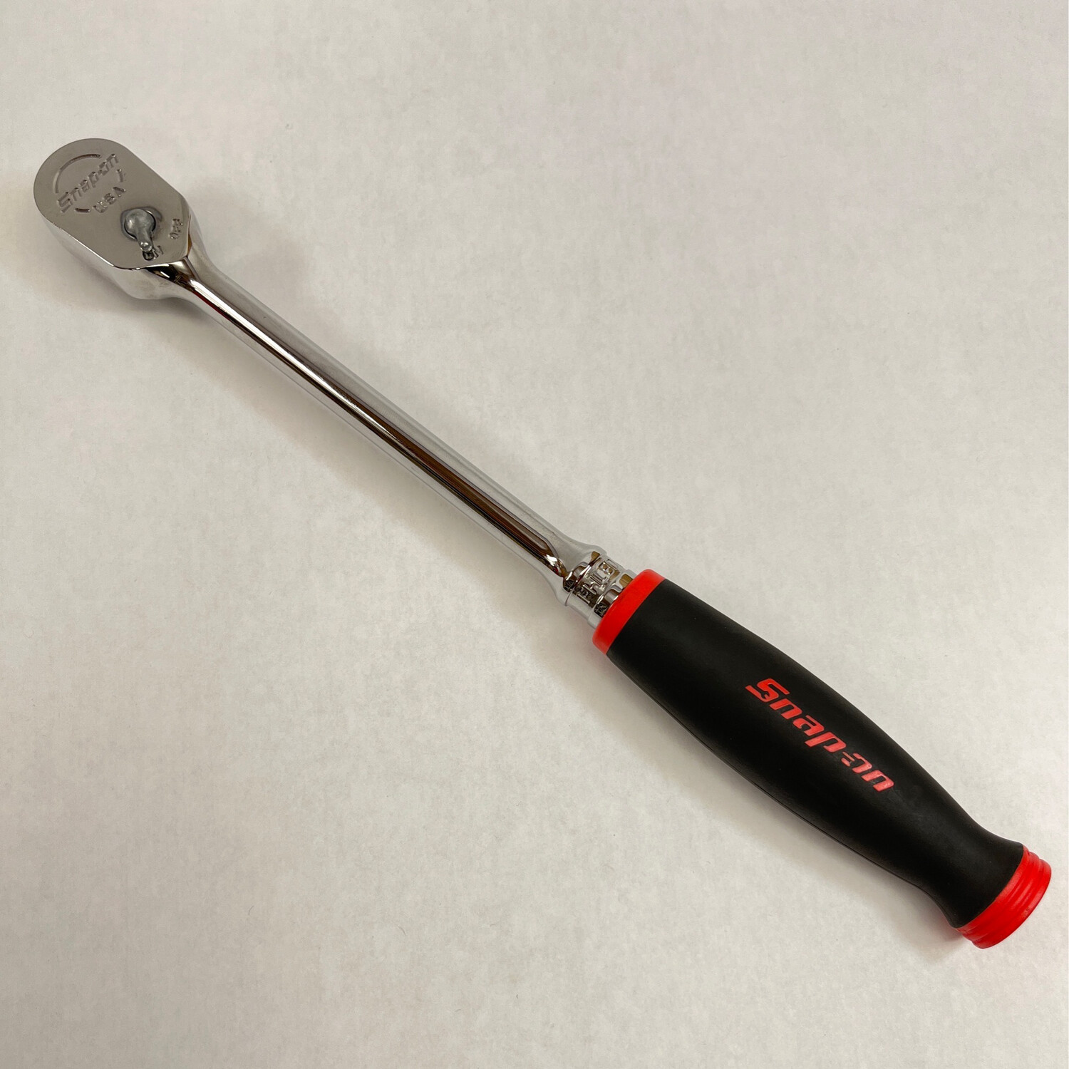 Snap On 3/8" Drive Dual 80 Technology Soft Grip Long Handle Ratchet ...