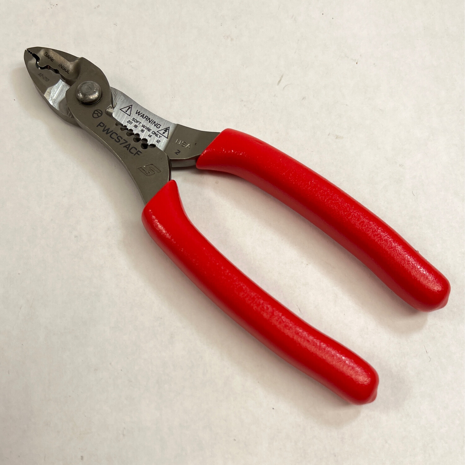 Snap On 7" Wire Stripper/ Cutter/ Crimper, PWCS7ACF - Shop - Tool Swapper