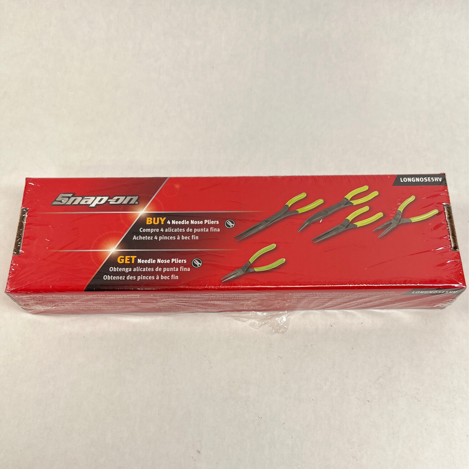 Snap On 5 Pc. Needle Nose Pliers, LONGNOSE5HV - Shop - Tool Swapper