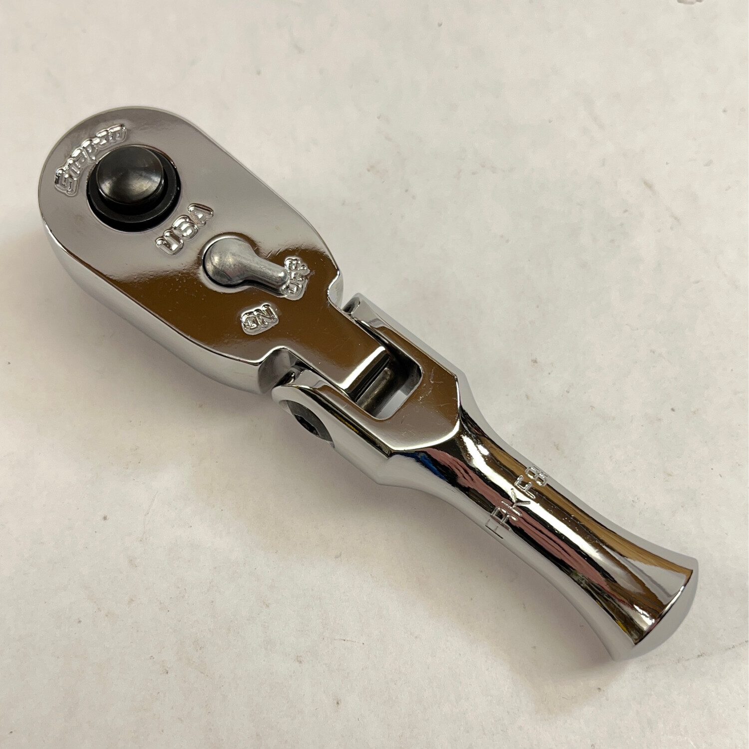 Snap On 3/8" Drive Dual 80 Technology Stubby Handle Flex-Head Quick ...