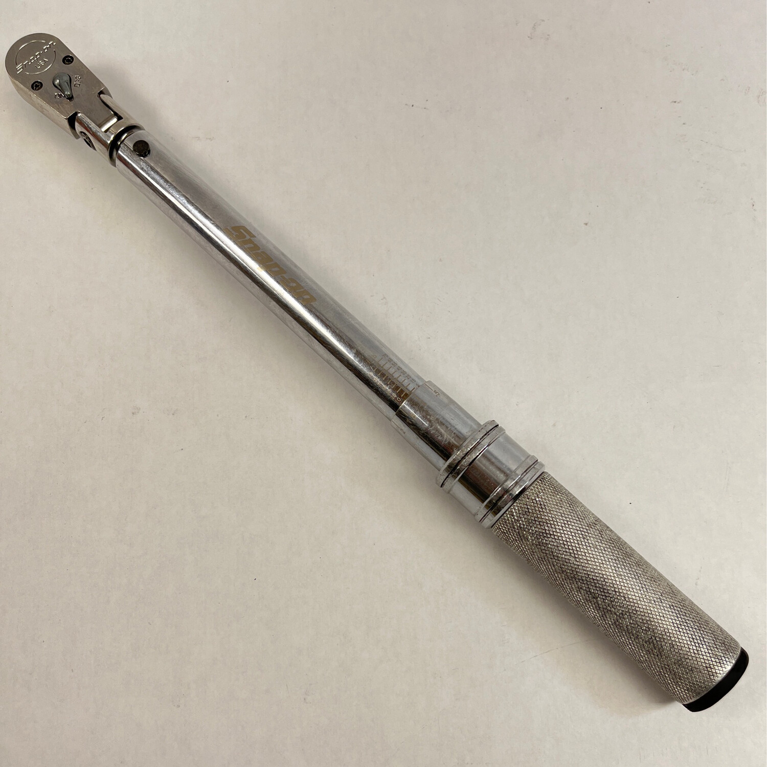 Snap On 3/8" Drive SAE Adjustable Click-Type Flex-Head Torque Wrench (5 ...