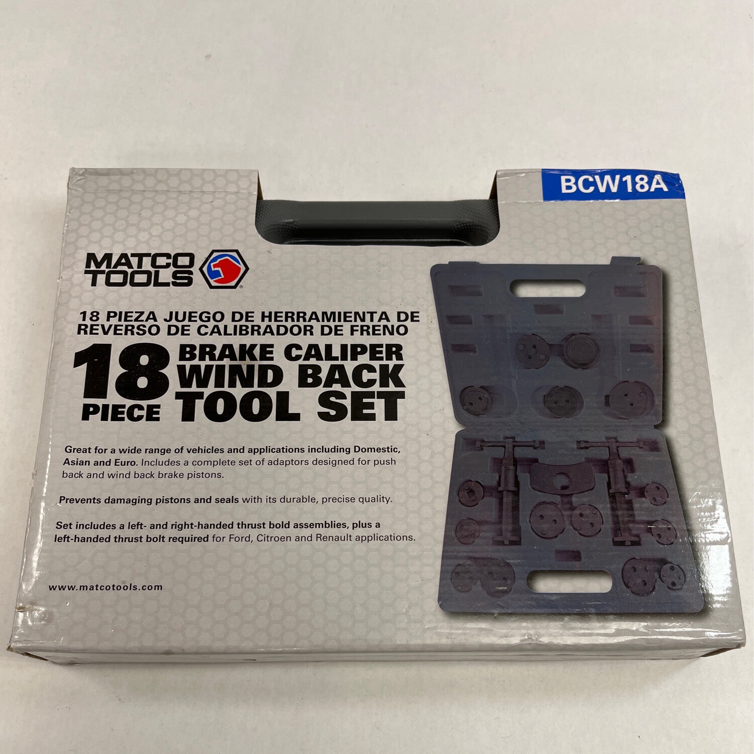 Matco Tools 18 Pc. Brake Caliper Wind Back Tool Set, BCW18A - Shop ...
