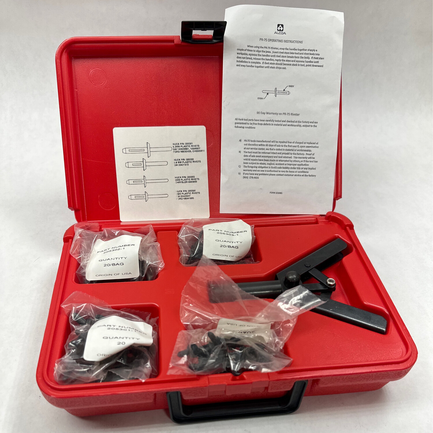 Matco Plastic Riveting Tool Kit, RG-75K - Shop - Tool Swapper