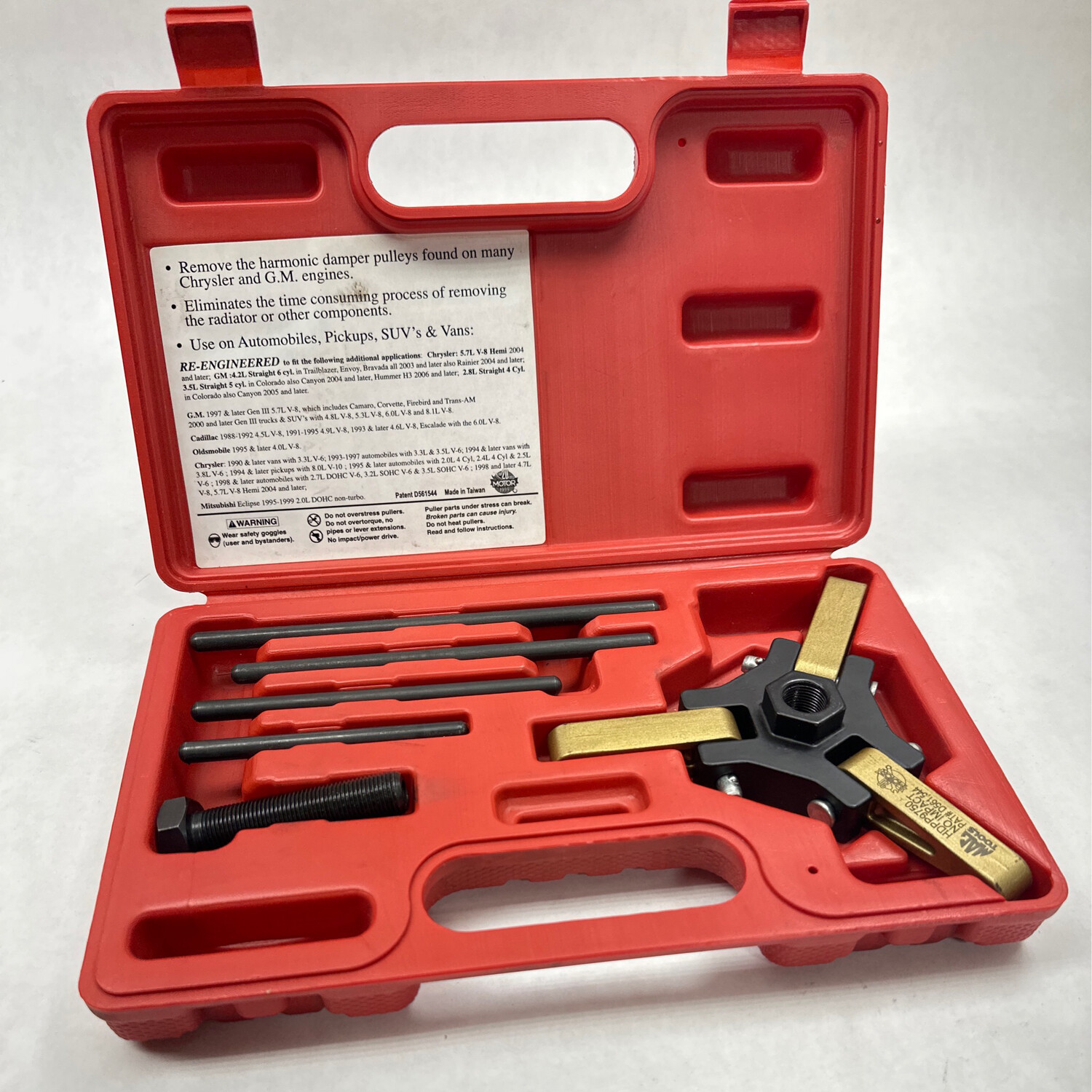 Mac Tools Universal Harmonic Damper Pulley Puller, HDPP9750 - Shop ...