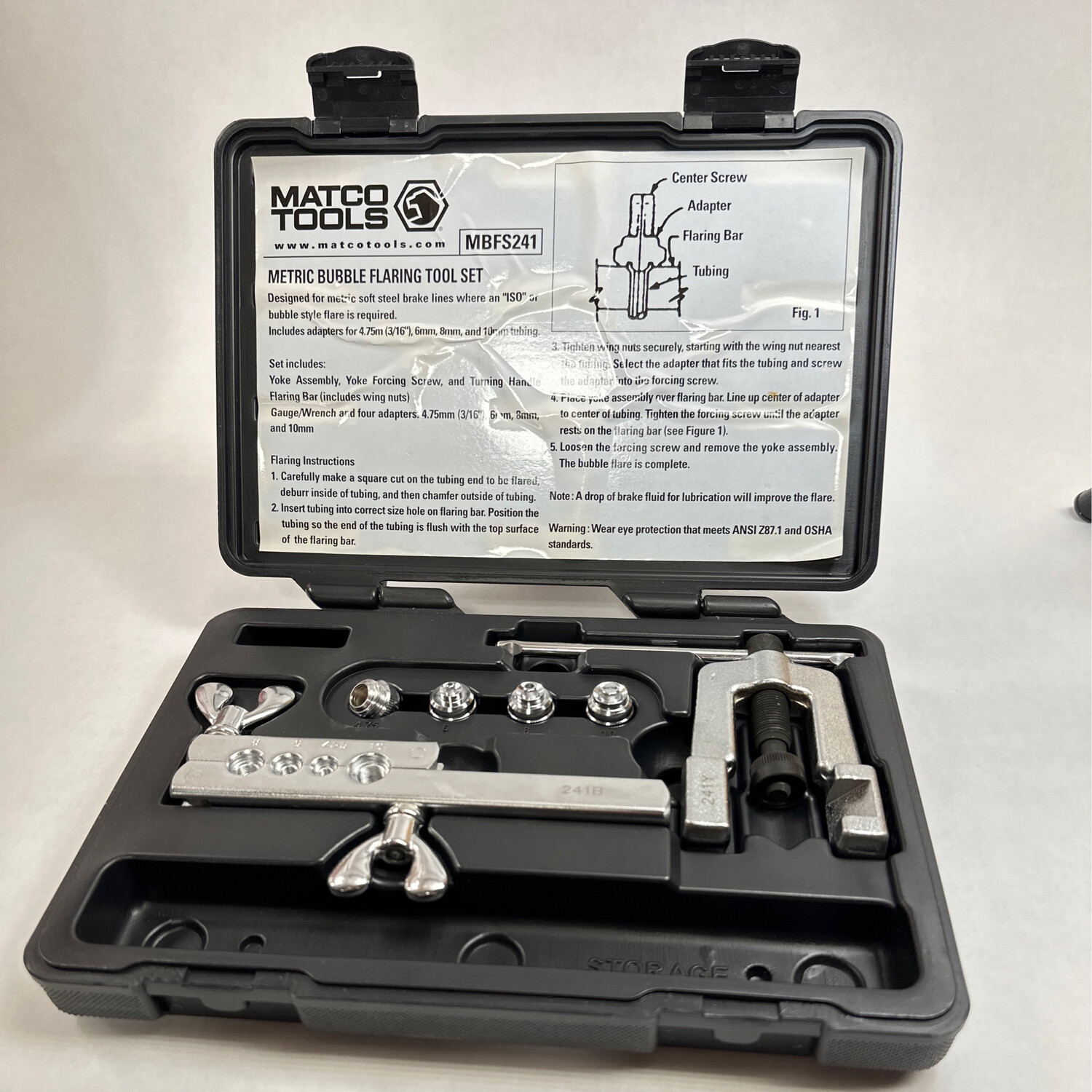 Matco Metric Bubble Flaring Tool Set, MBFS241 - Shop - Tool Swapper